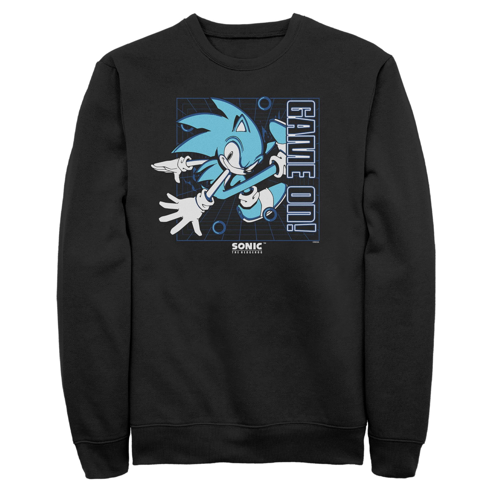 Mens Sonic the Hedgehog Game On Pose Sweatshirt - Walmart.com