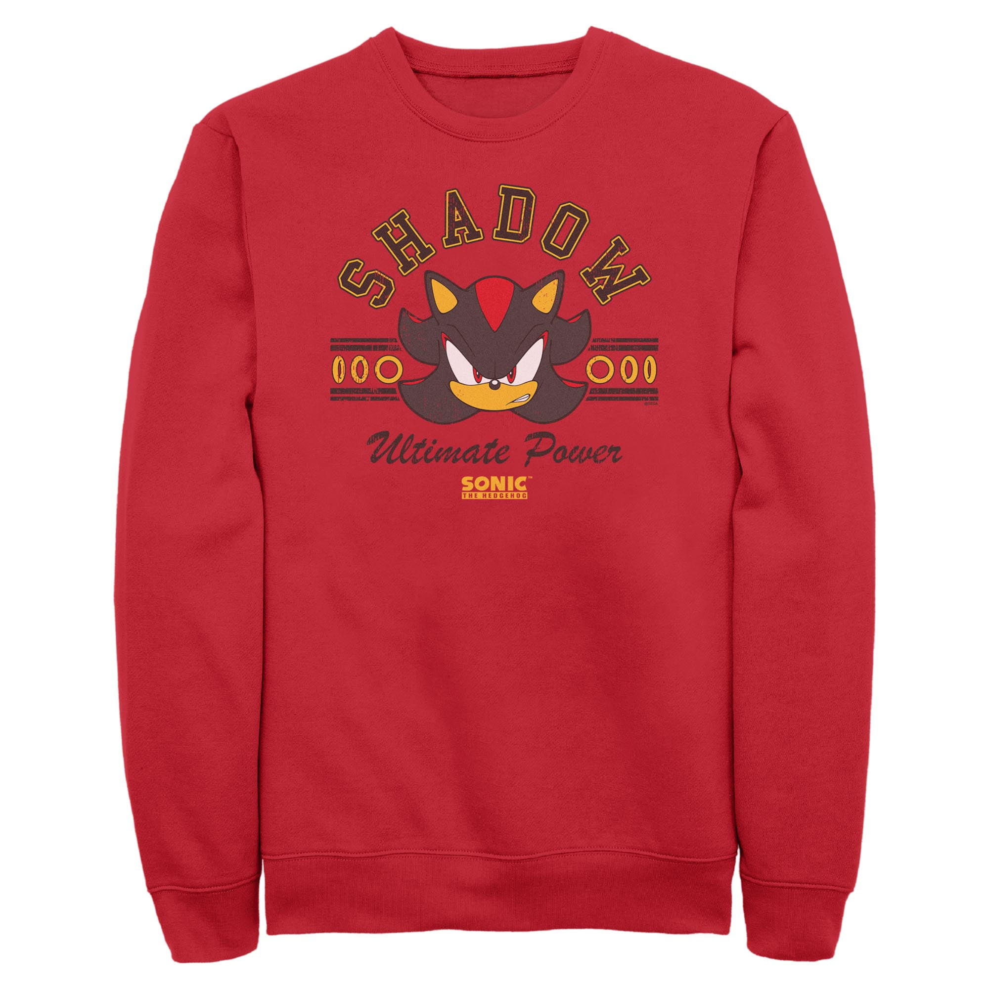 Mens Sonic the Hedgehog Shadow Ultimate Power Sweatshirt - Walmart.com