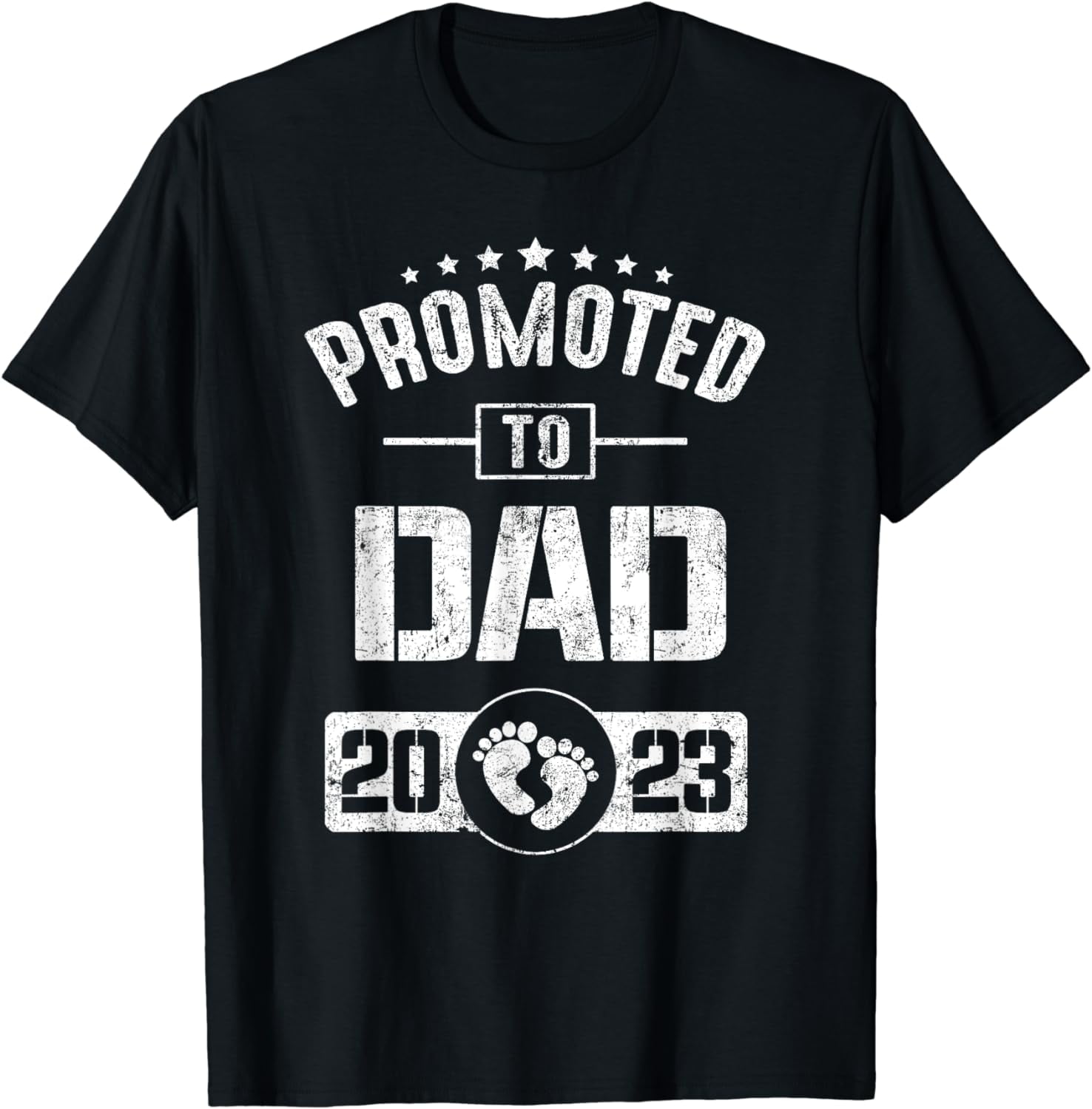 Mens Soon To Be Dad Est2023 Fathers Day First Time Dad T Shirt