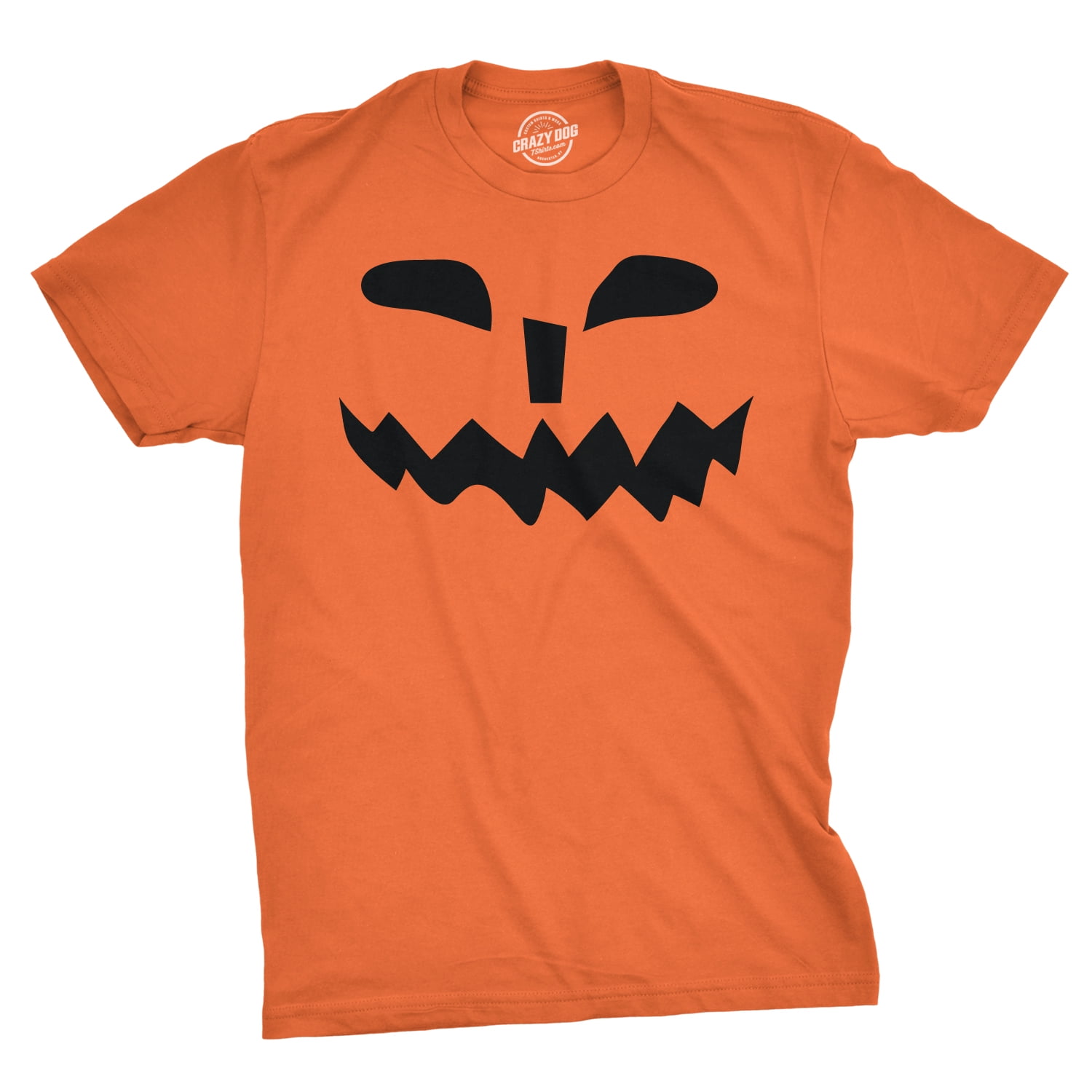 Mens Spikey Teeth Pumpkin Face Funny Fall Halloween Spooky T shirt ...