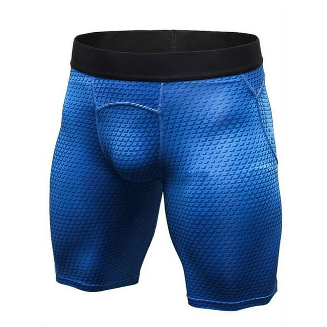 Mens Sport Compression Shorts Quick Drying Workout Stretch Pants
