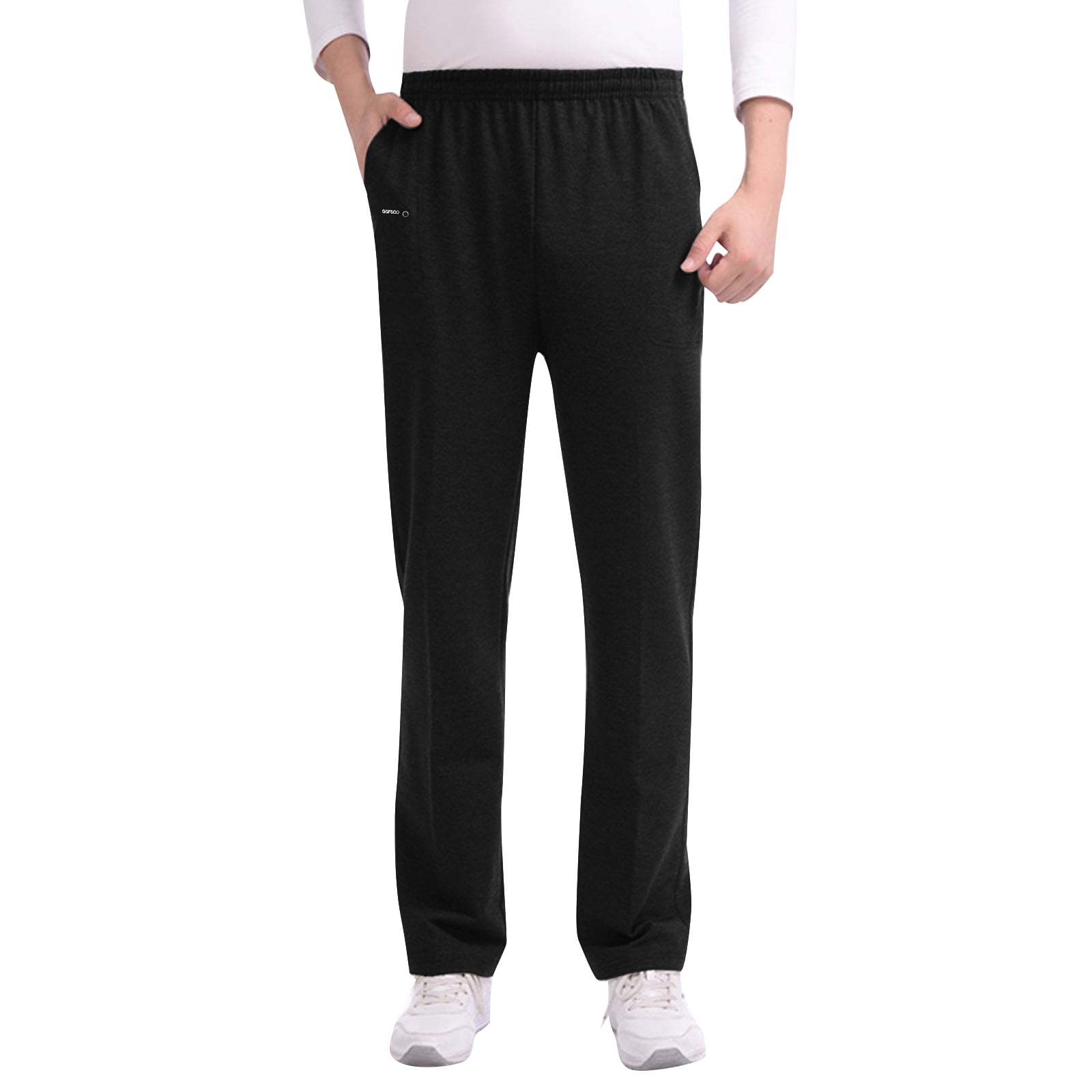 Mens Spring And Autumn Sports And Leisure Casual Solid Zipper Pocket ...