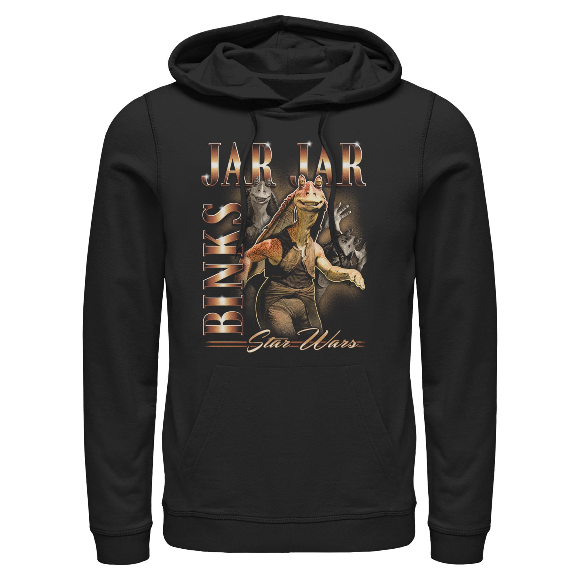 Mens Star Wars Jar Jar Binks Collage Lightweight Hoodie - Walmart.com