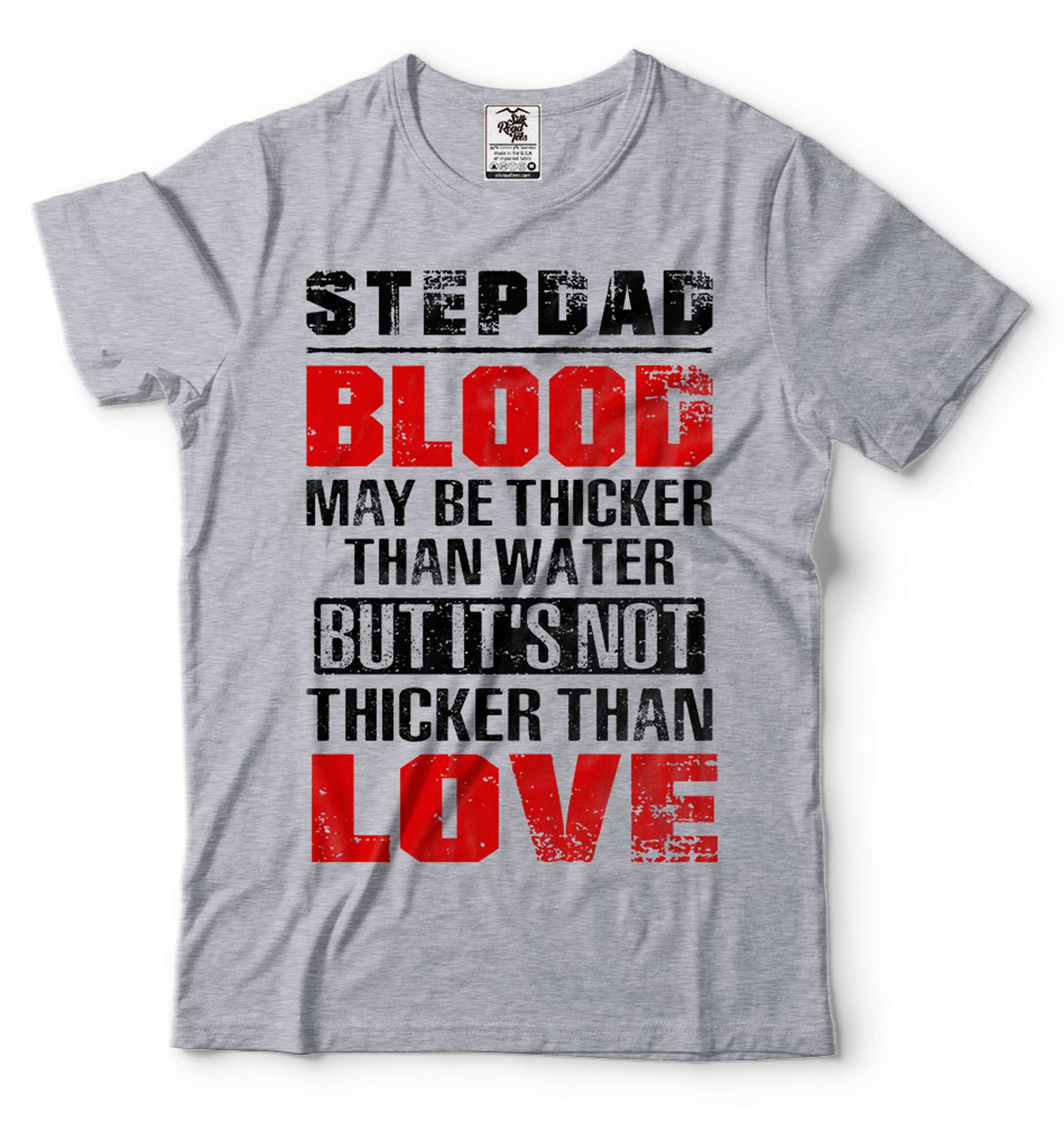 Mens Step Dad T-shirt Stepdad Funny Shirt Father's Day Gift Shirt ...