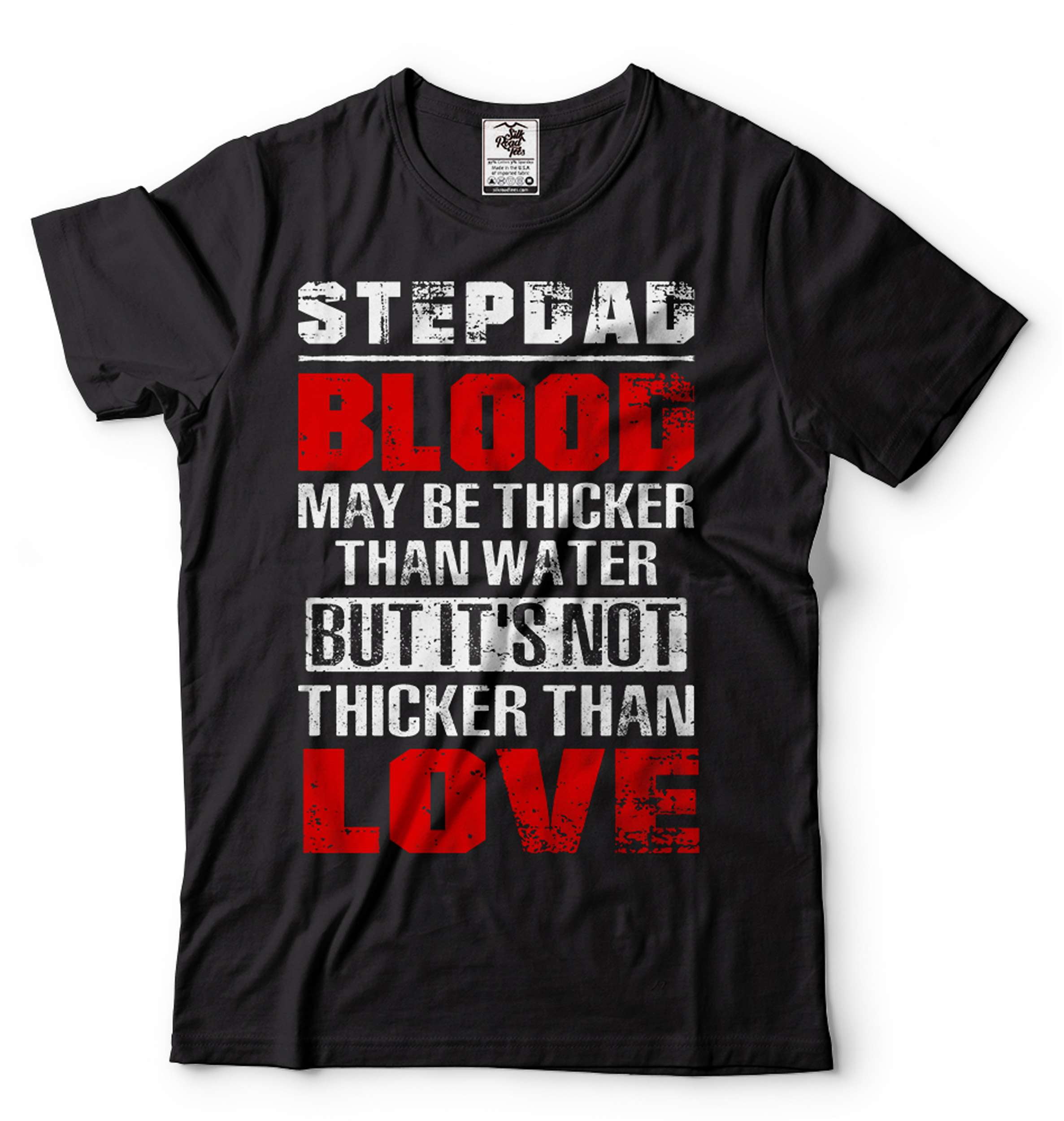 Mens Step Dad T-shirt Stepdad Funny Shirt Father's Day Gift Shirt ...