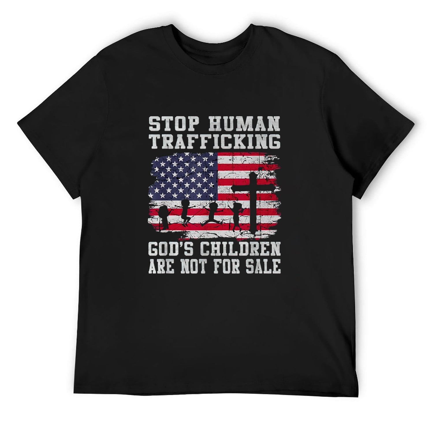 Mens Stop Human Trafficking, God's Children Are Not For Sale T-Shirt ...