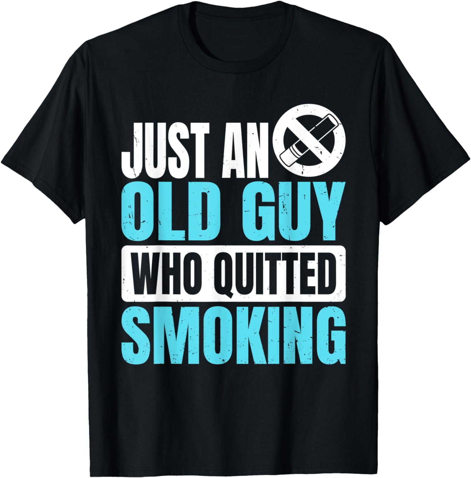 Mens Stop Smoke Design for a Smoking Quitter T-Shirt - Walmart.com
