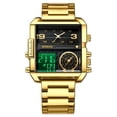 Mens Stylish Quartz Watch - Extra Large Dial for Easy Reading ...