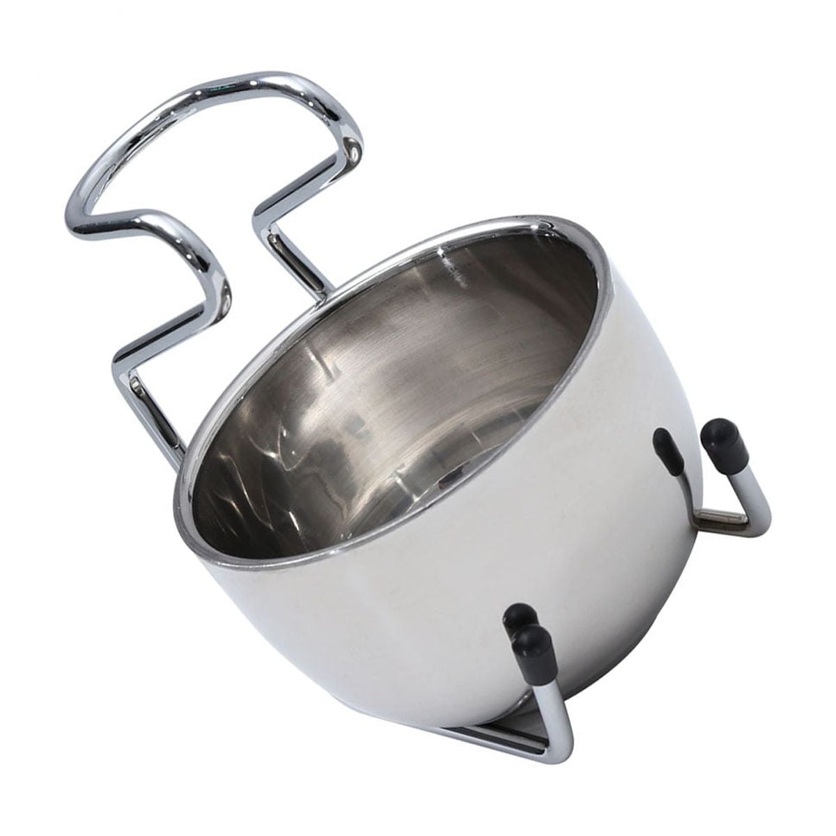 Stainless Steel Shaving Brush Holder and Stand for Men Silver Color 2 ...