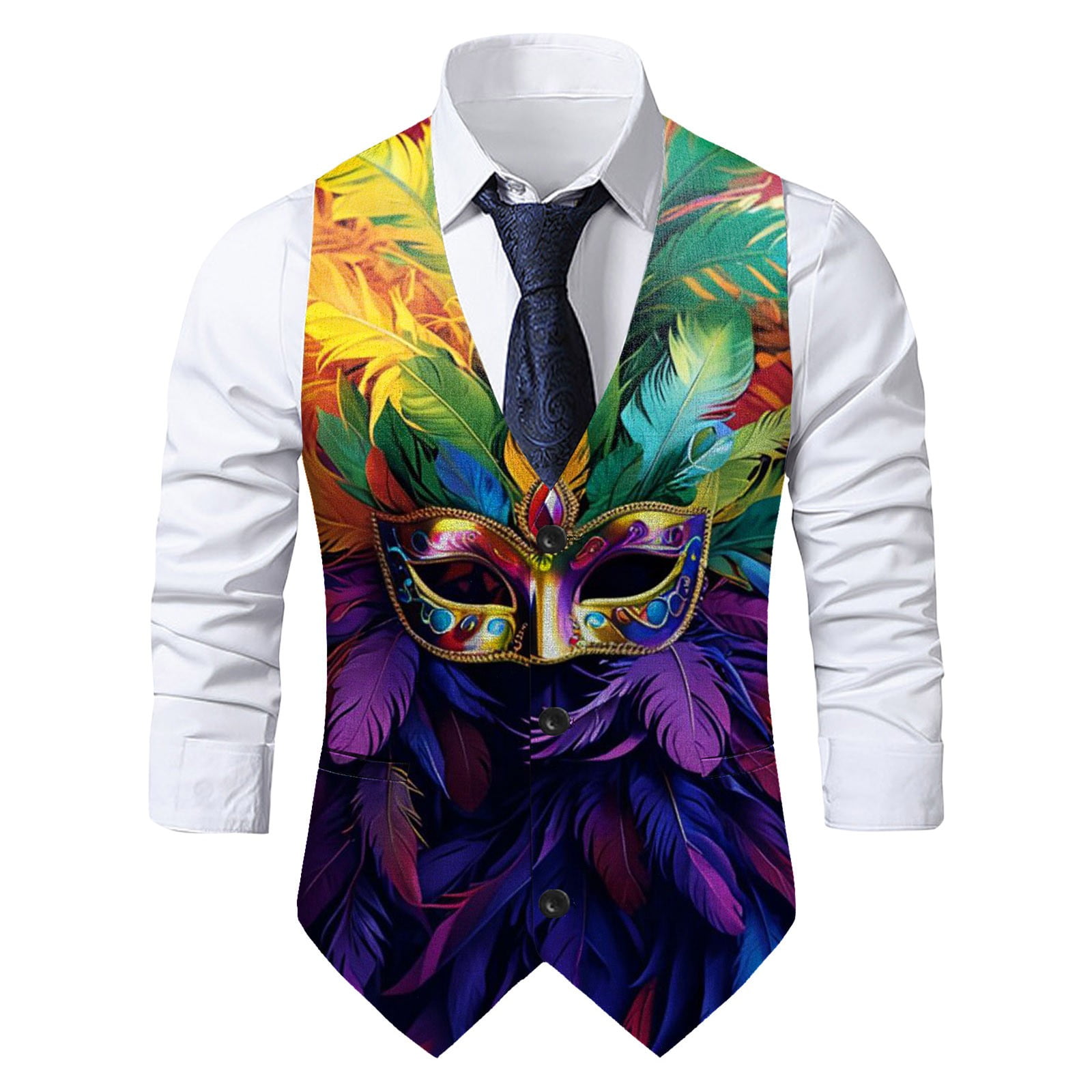 Mens Suit Vest Paisley Floral Waistcoats for Men Tuxedo Wedding 𝐌𝐚𝐫𝐝𝐢 ...