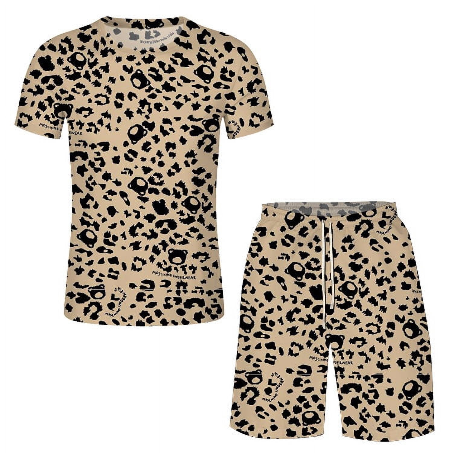 Mens Summer Casual Short Pant Suit 2 Piece Outfit Fashion 3D Digital ...