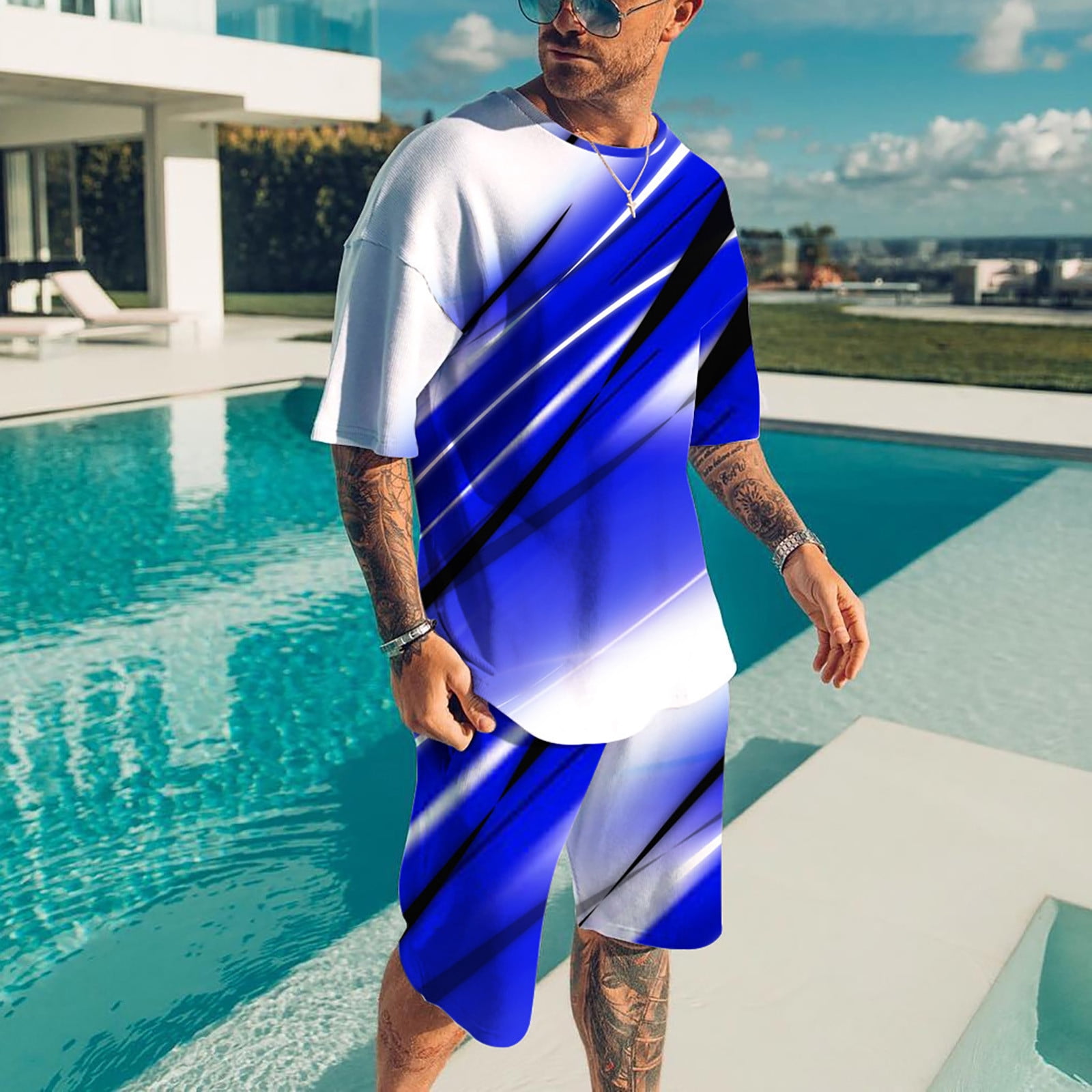 Mens Summer Outfits My Orders Beach Fashion - Walmart.com