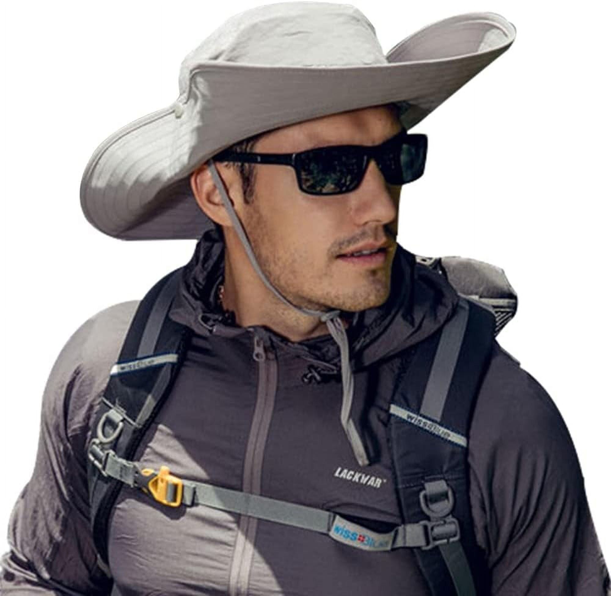 Mens Sun Hat with UV Protection Wide Brim Sun hats for Men Waterproof ...