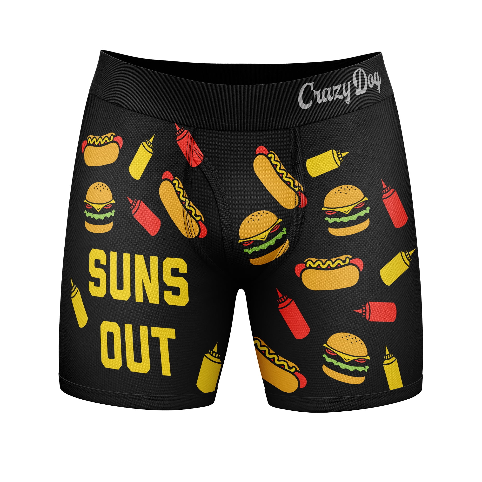 Mens Suns Out Buns Out Boxer Brief Funny Sarcastic Vacation Underwear ...