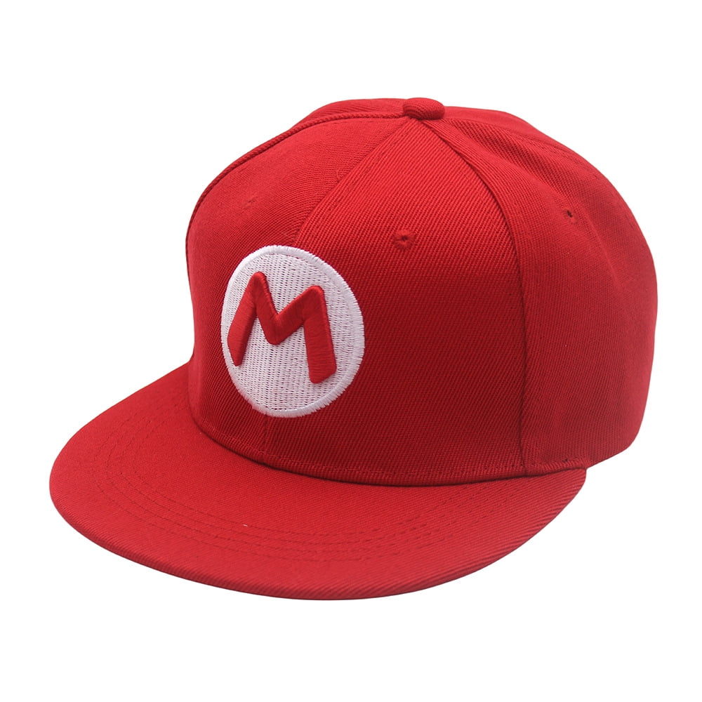 Mens Super Mario Luigi Cotton Embroidered Cosplay Costume Baseball Cap ...
