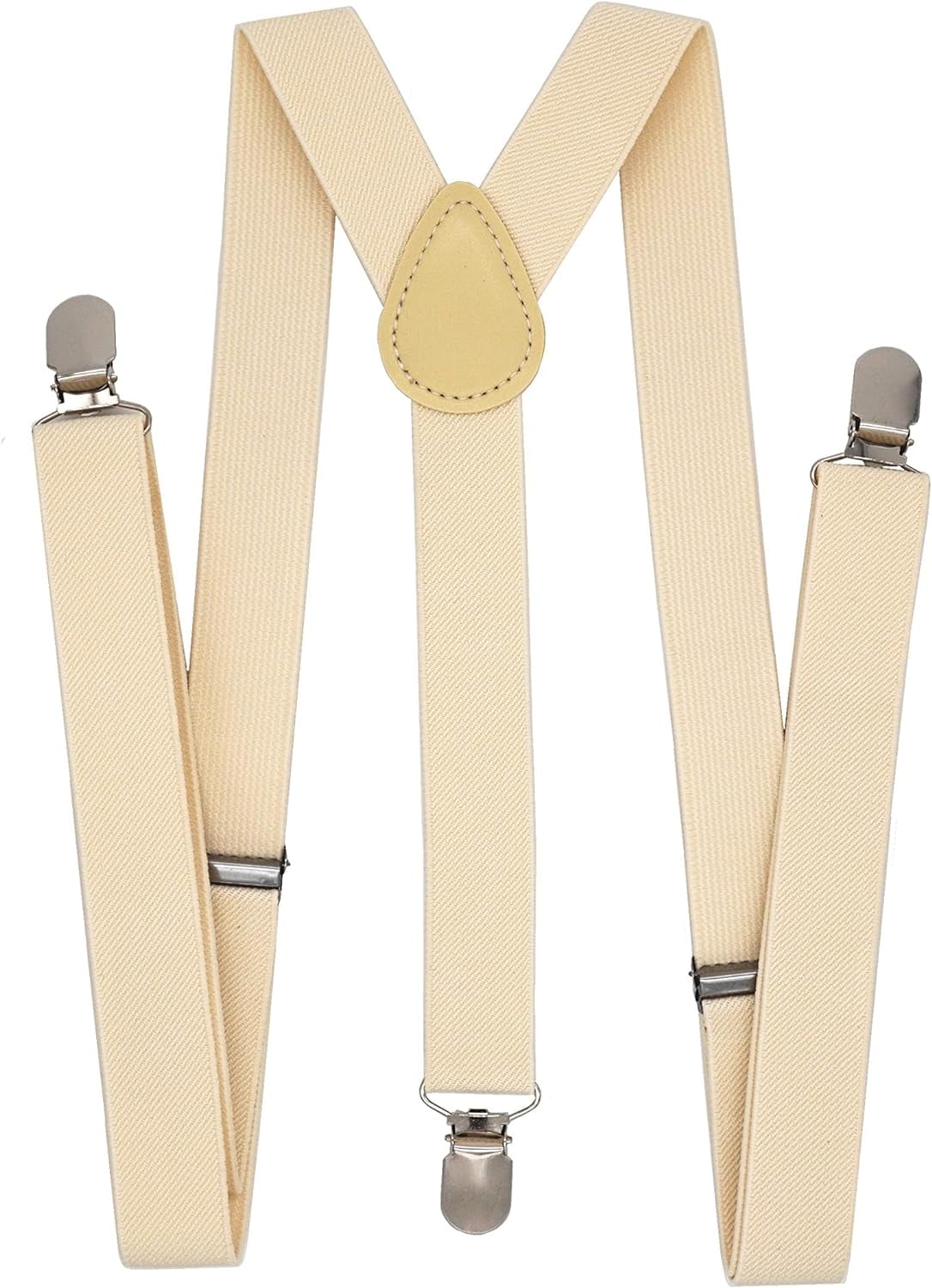 Mens Suspenders 1" Inch Elastic Adjustable Y-Back Clip-on Suspender ...