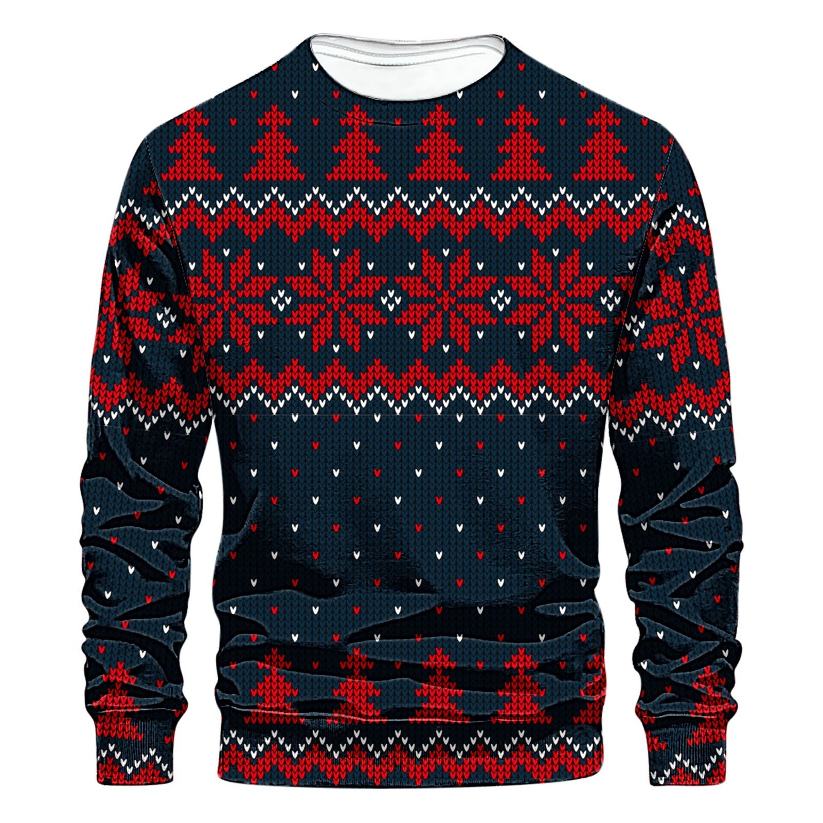 Mens Sweater Pullovers Ugly Christmas Sweaters for Men Stylish Holiday ...