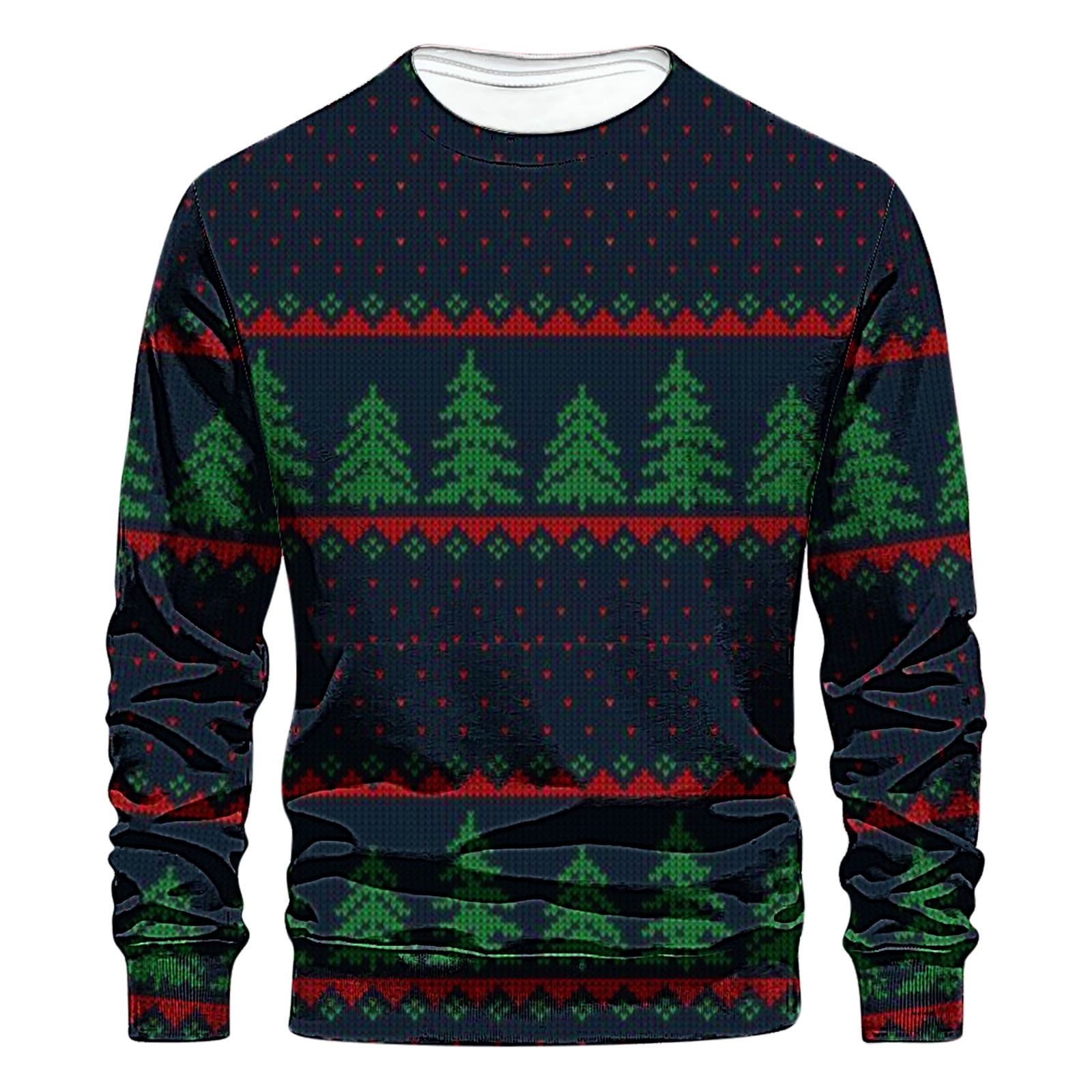 Mens Sweater Pullovers Ugly Christmas Sweaters for Men Stylish Holiday ...