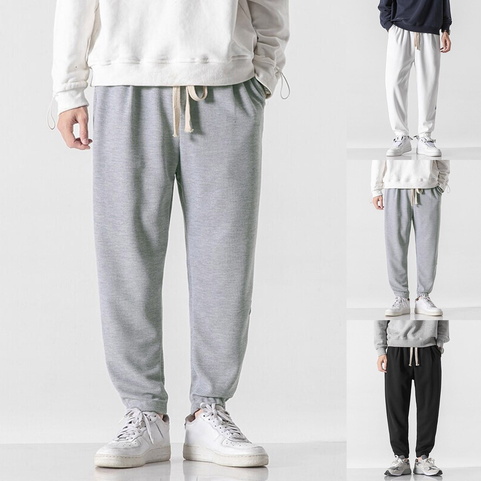 Mens Sweatpants With Pockets 1 Pack Athletic Joggers For Men Slim Fit ...