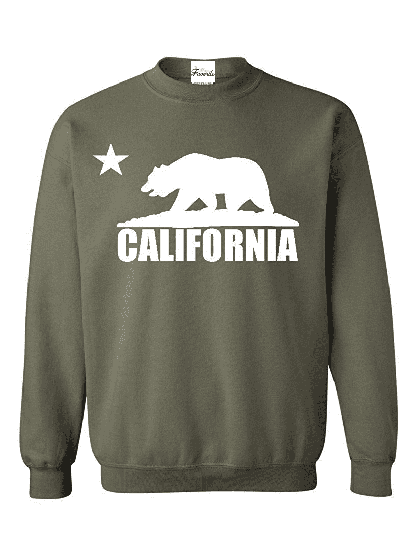 Mens Sweatshirts and Hoodies - California Bear - Walmart.com
