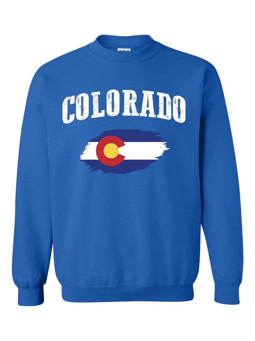 Mens Sweatshirts and Hoodies - Colorado Flag - Walmart.com
