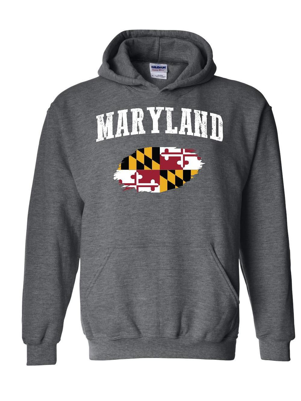 Mens Sweatshirts and Hoodies - Maryland Flag - Walmart.com