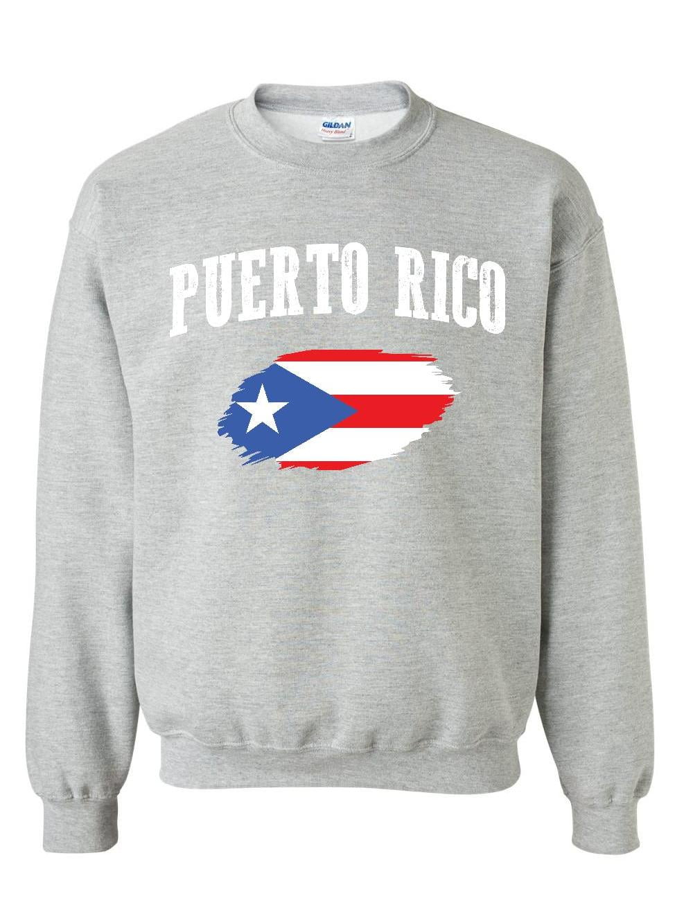 Mens Sweatshirts and Hoodies - Puerto Rico Flag - Walmart.com