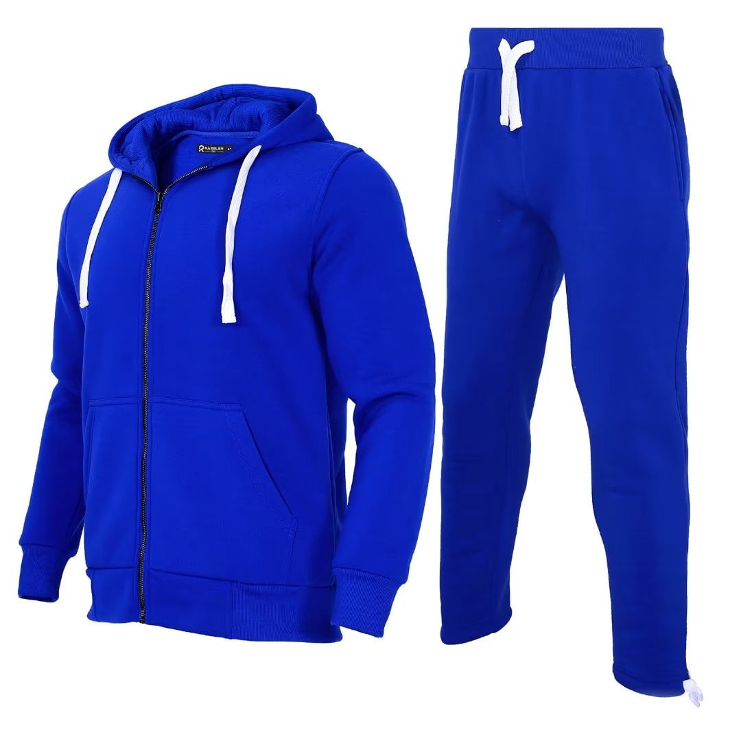 Mens Sweatsuits 2 Piece Casual Athletic Long Sleeve Tracksuit Set ...