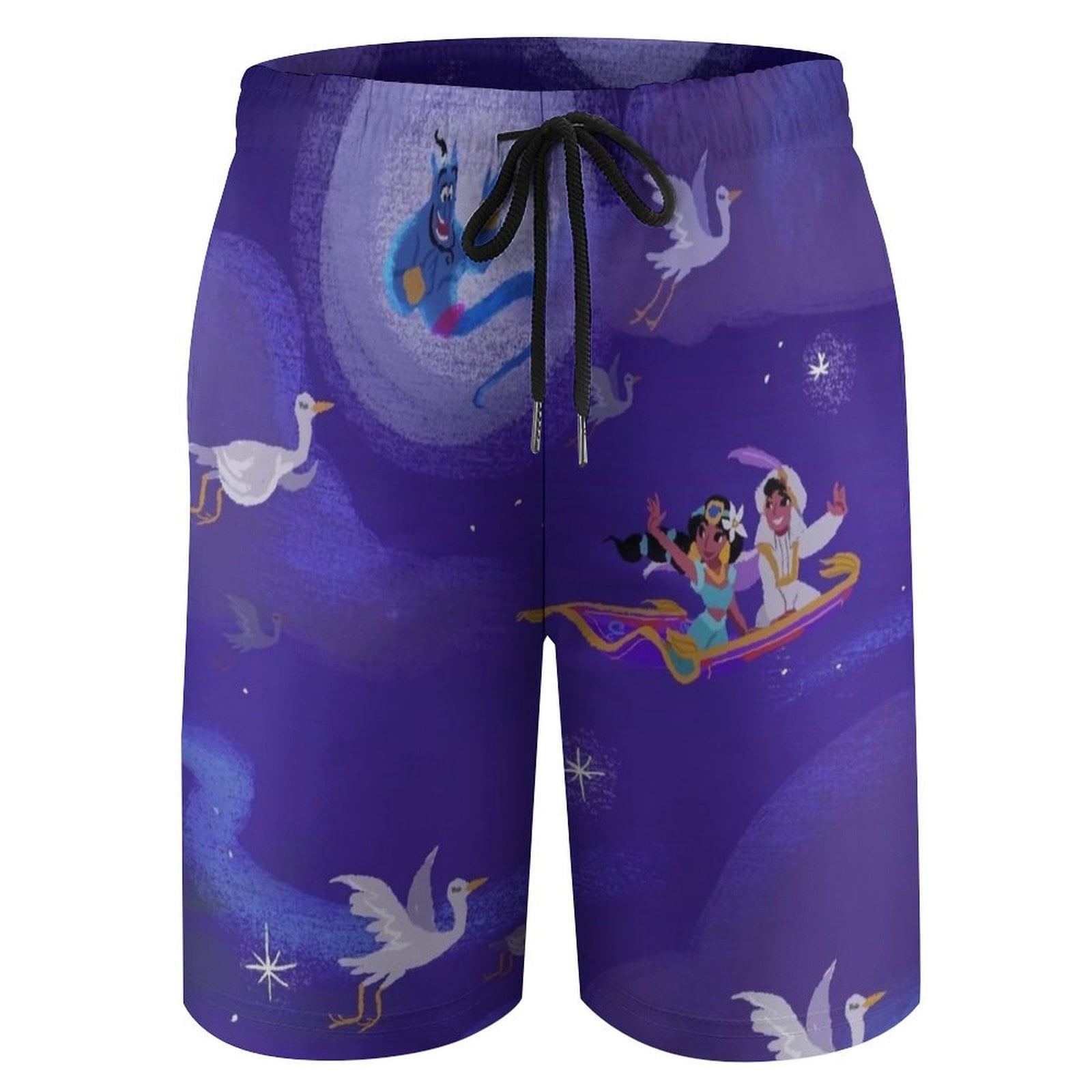 Mens Swim Trunks,Aladdin Genie Magic Genie Boys Swim Trunks with ...