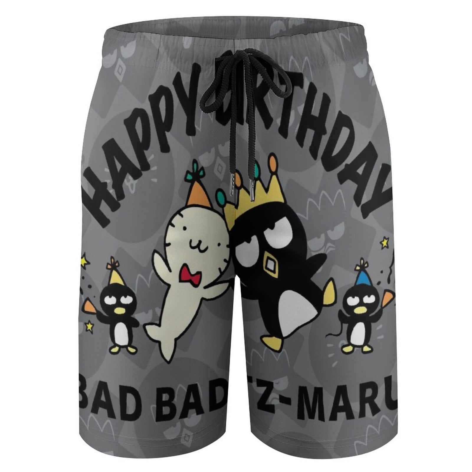 Mens Swim Trunks,BadBadtz-maru Happy Birthday Boys Swim Trunks Swim ...