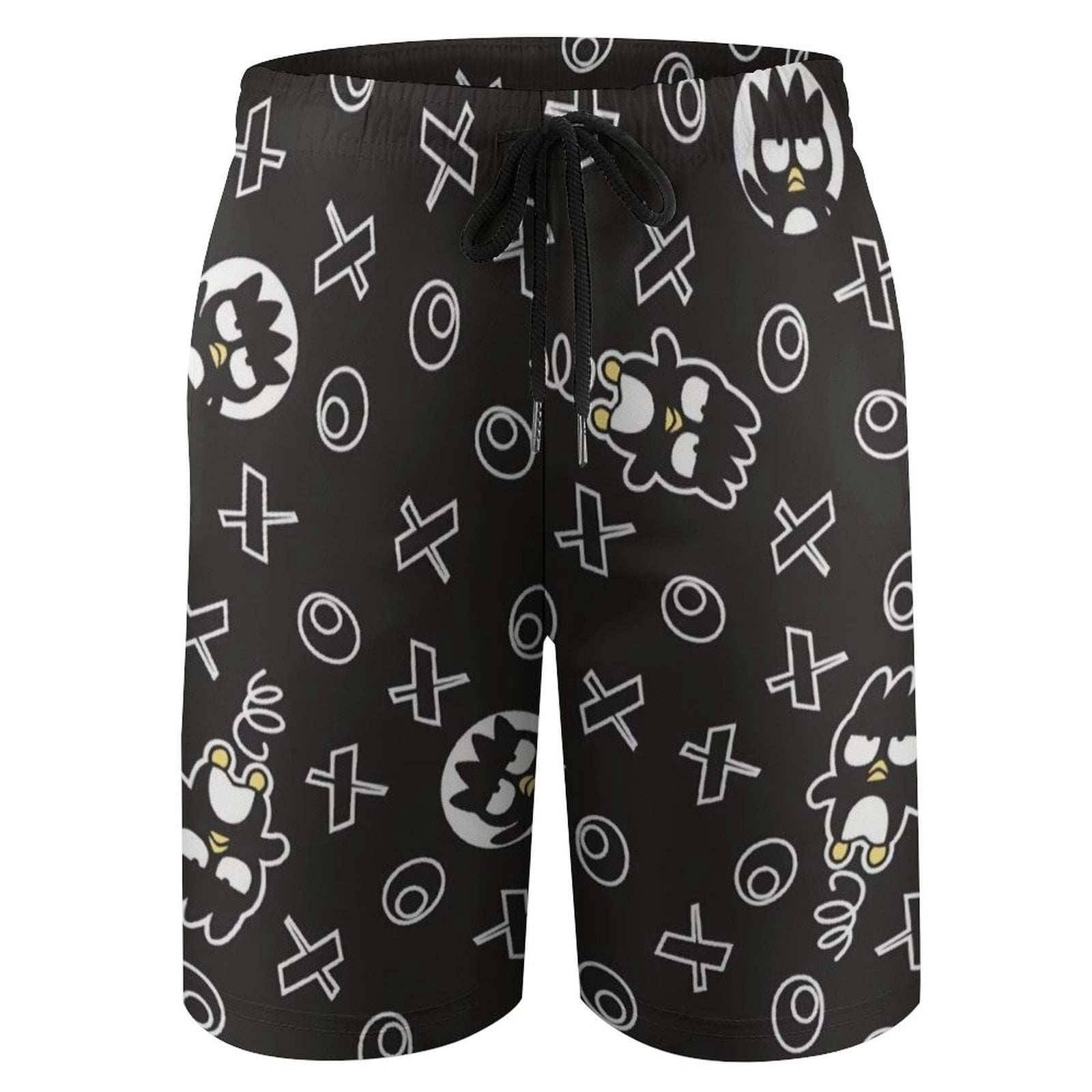 Mens Swim Trunks,Black BadBadtz-maru Boys Swim Trunks with Compression ...