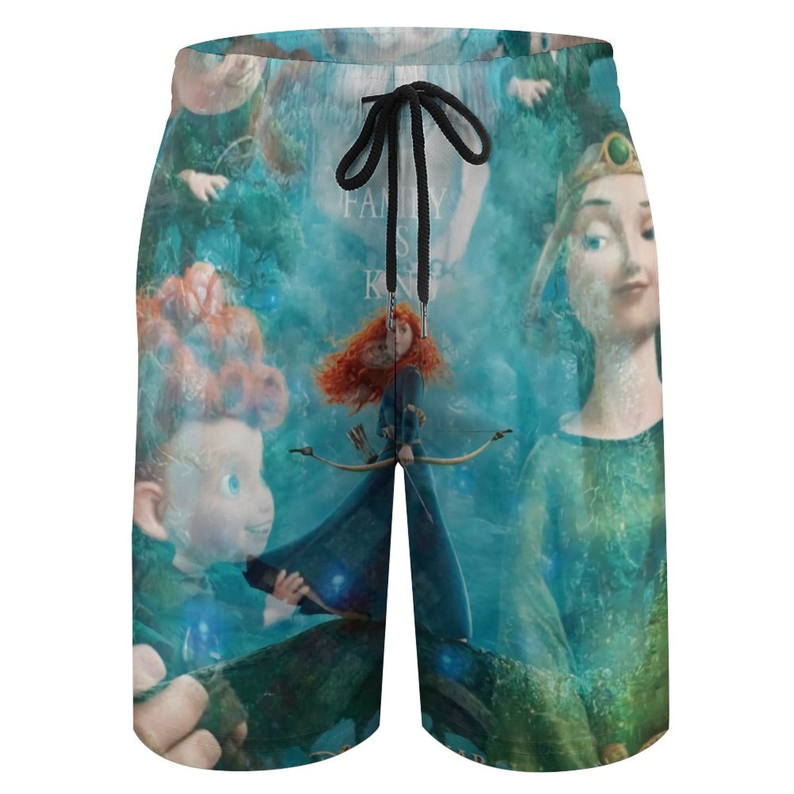 Mens Swim Trunks,Brave Merida Poster Boys Swim Trunks Compression Liner ...