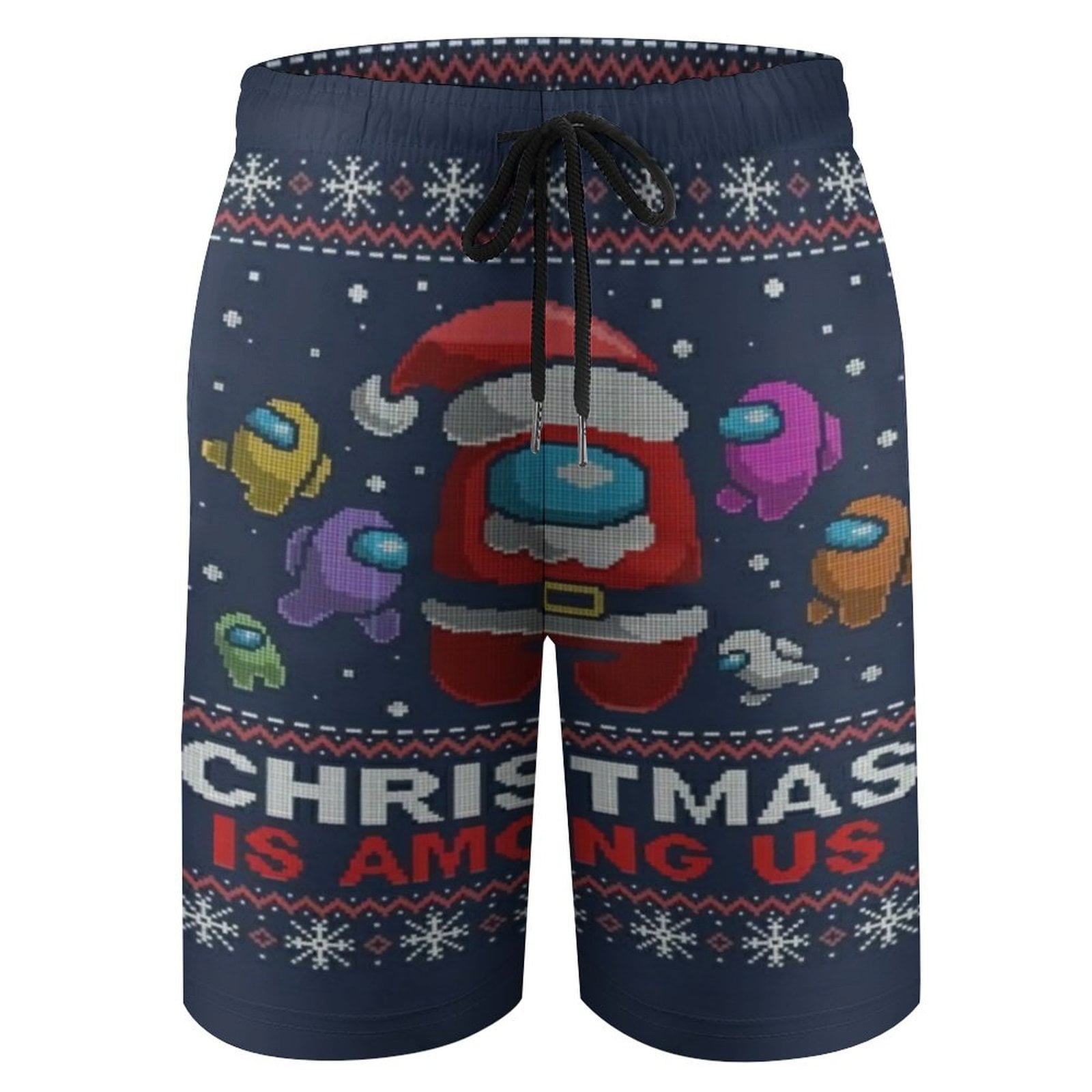 Mens Swim Trunks,CHRISTMAS IS AMONG US Boys Swim Trunks Swim Shorts ...
