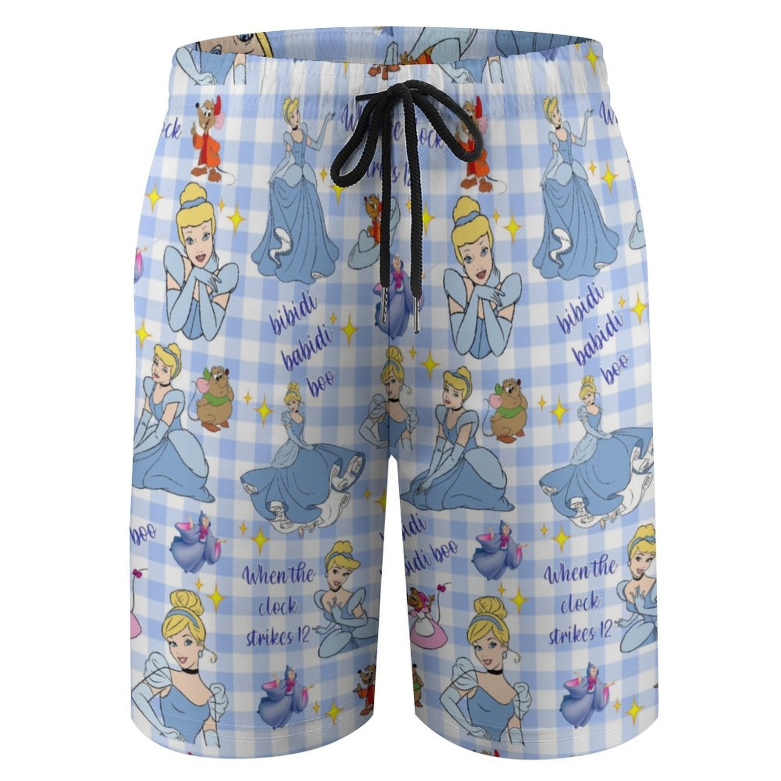 Mens Swim Trunks,Cartoon Cinderella Classic Princess Boys Swim Trunks ...