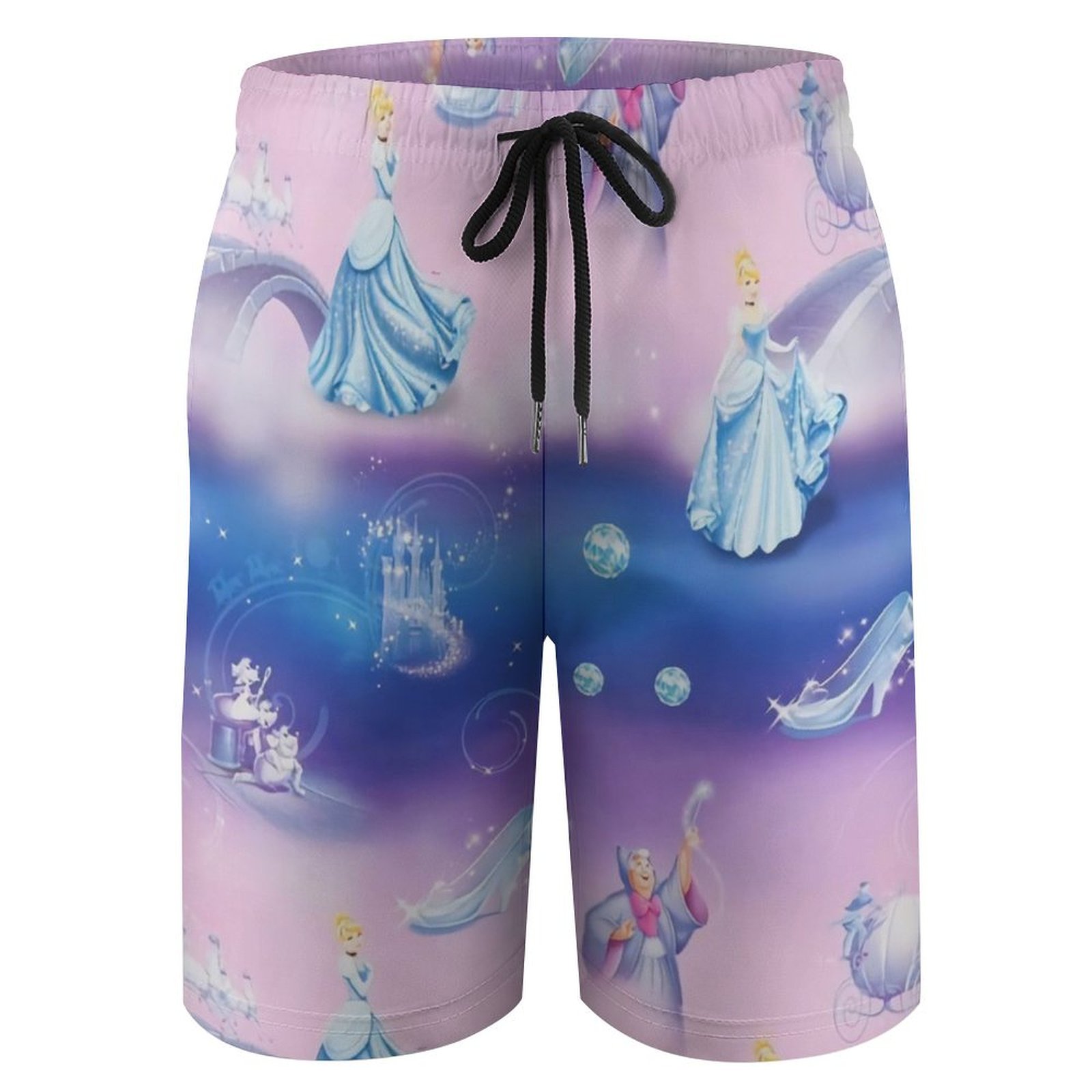 Mens Swim Trunks,Cartoon Cinderella Classic Princess Boys Swim Trunks ...