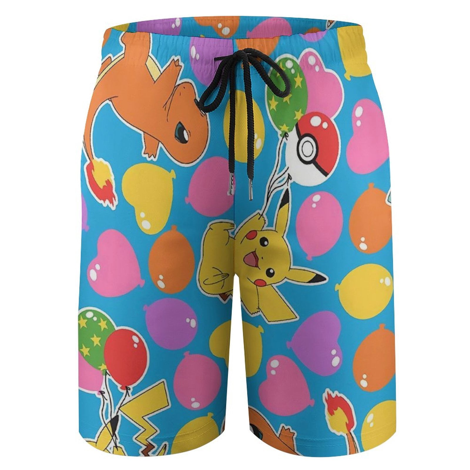 Mens Swim Trunks,Cartoon Pokémon Boys Swim Trunks Swim Shorts Quick Dry ...