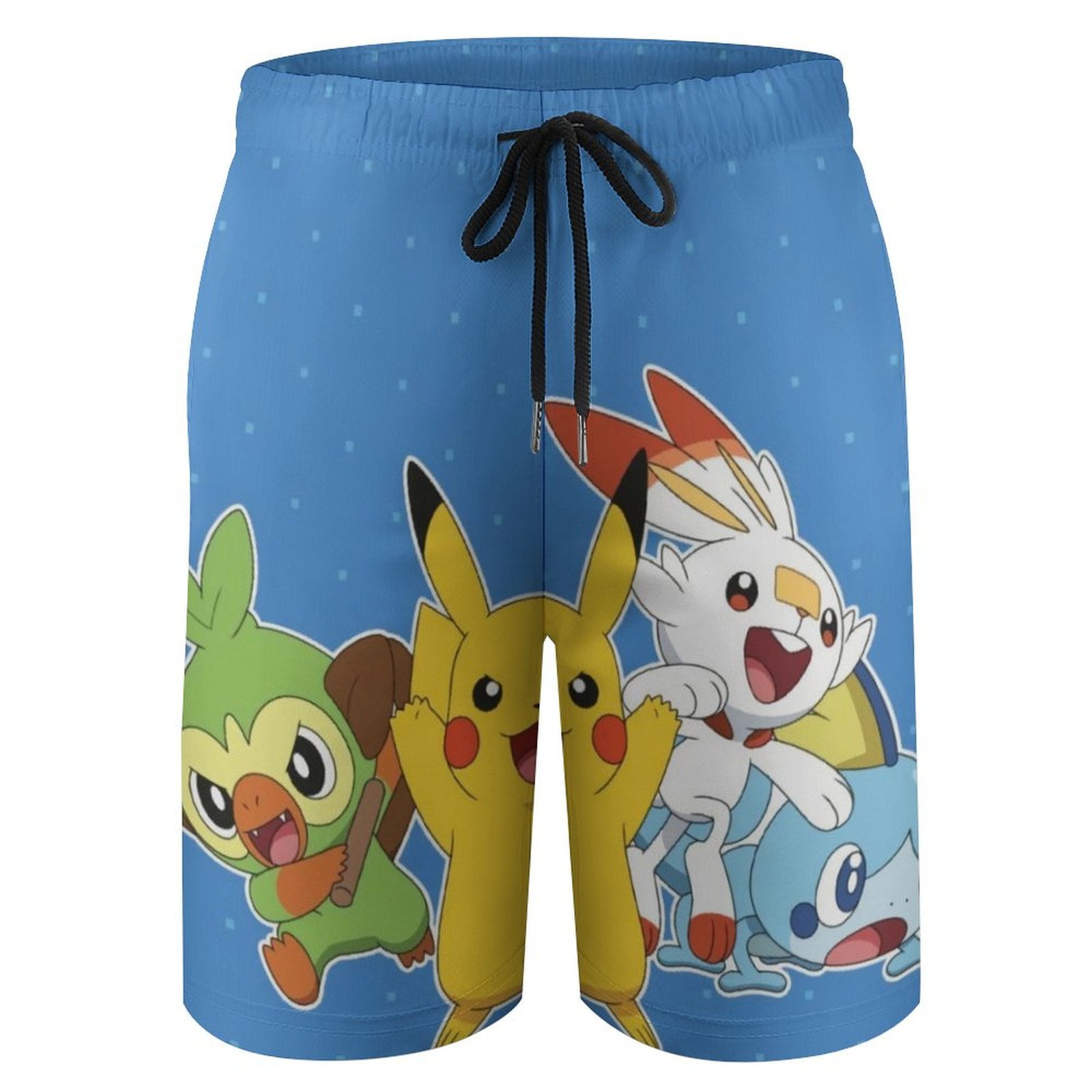 Mens Swim Trunks,Cartoon Pokémon Pikachu Boys Swim Trunks Compression ...