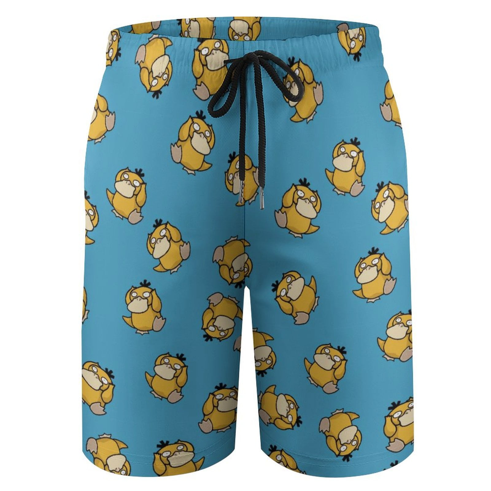 Mens Swim Trunks,Cartoon Psyduck Boys Swim Trunks Compression Liner ...