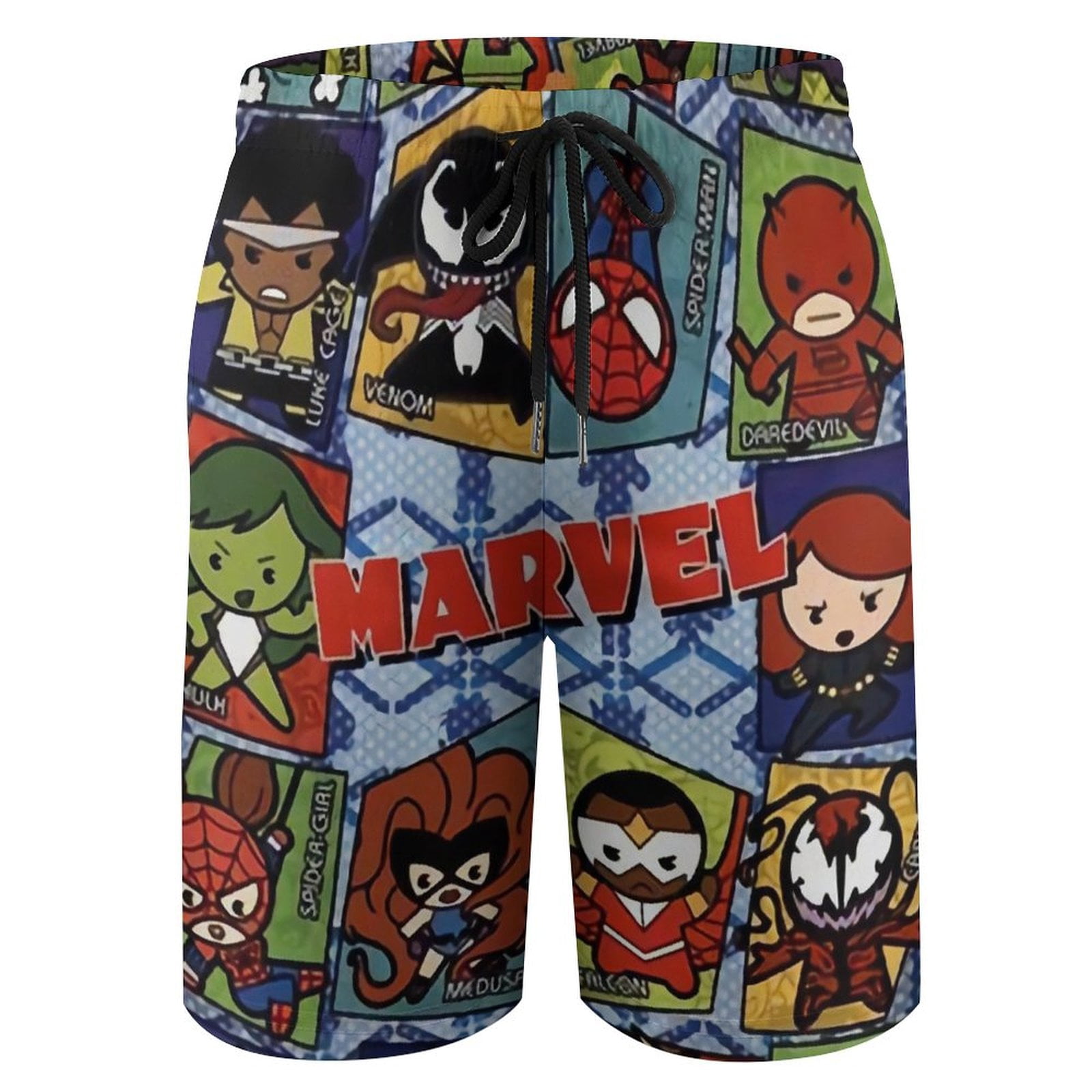 Mens Swim Trunks,Cartoon Spider-Man Boys Swim Trunks with Compression ...