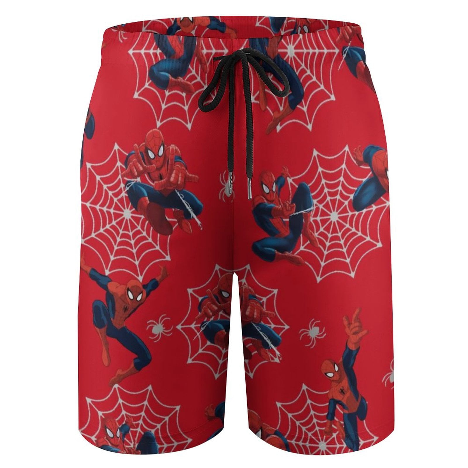 Mens Swim Trunks,Cartoon Spider-Man Boys Swim Trunks with Compression ...
