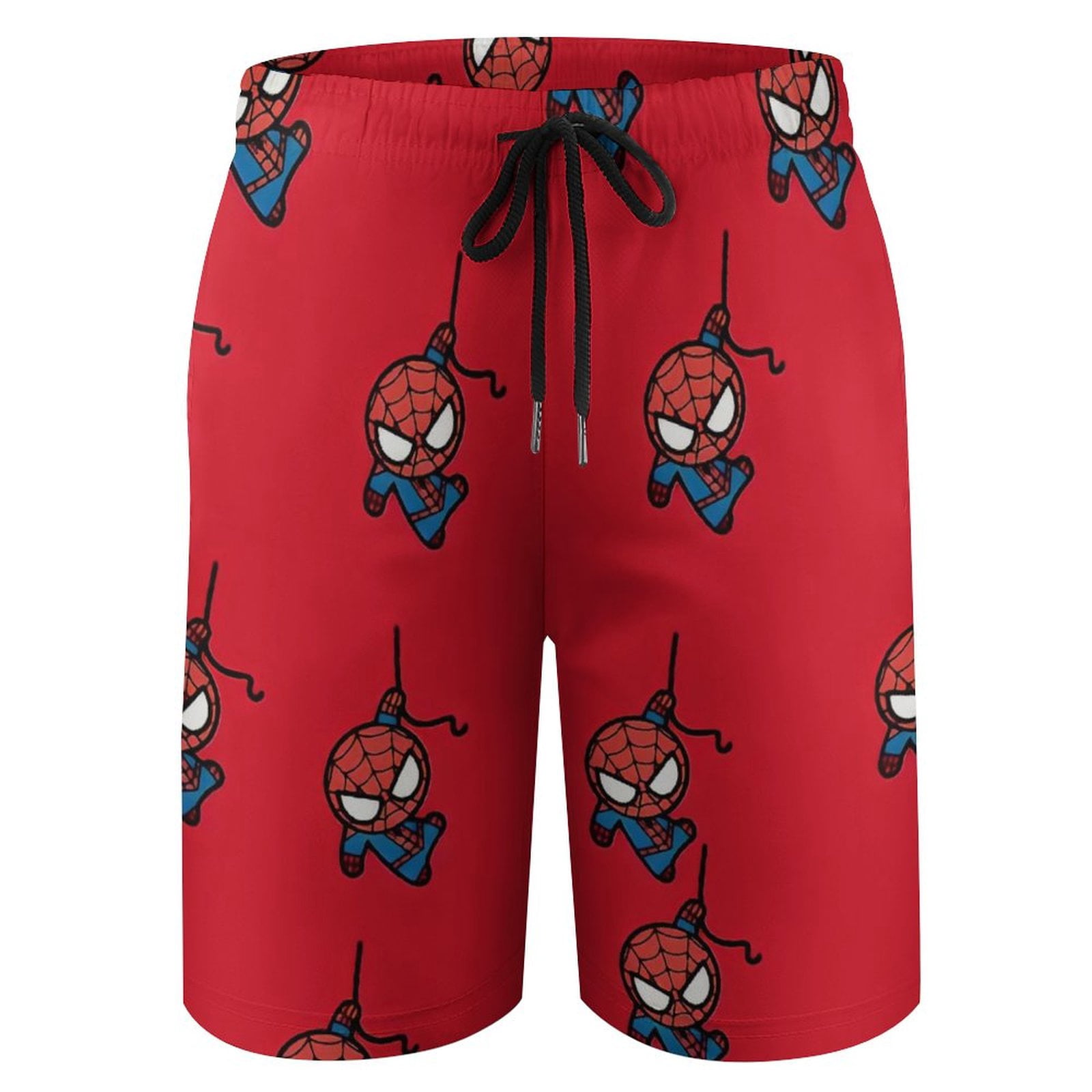Mens Swim Trunks,Cartoon Spider-Man Boys Swim Trunks Compression Liner ...