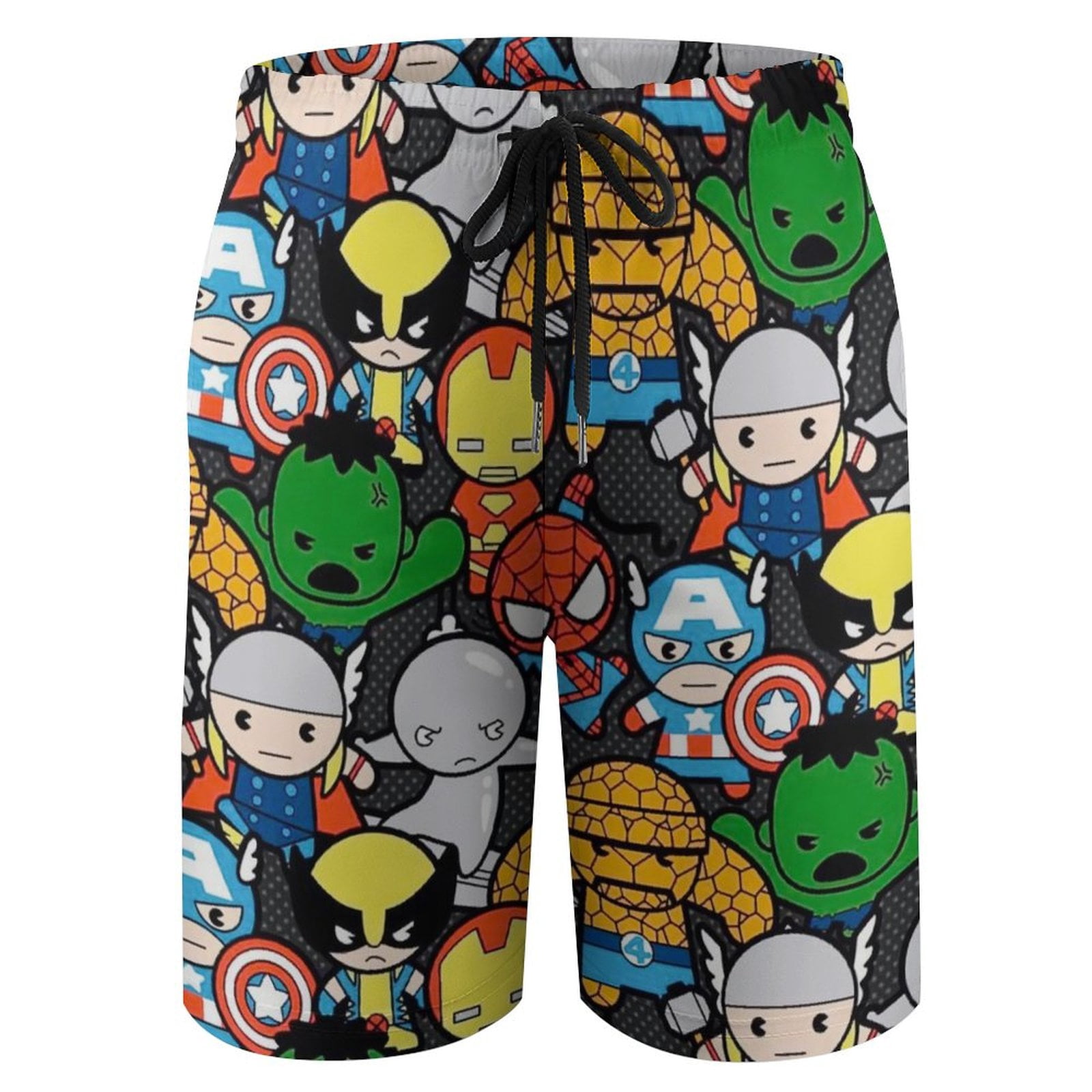 Mens Swim Trunks,Cartoon Spider-Man Boys Swim Trunks Swim Shorts Quick ...