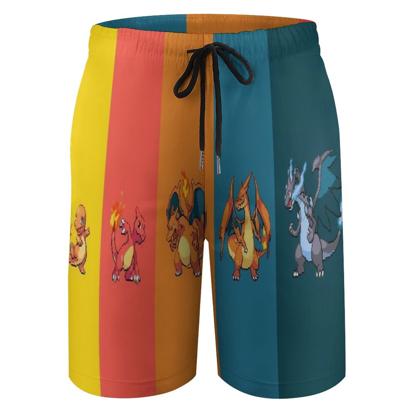 Mens Swim Trunks,Charizard Evolution Boys Swim Trunks Swim Shorts Quick ...