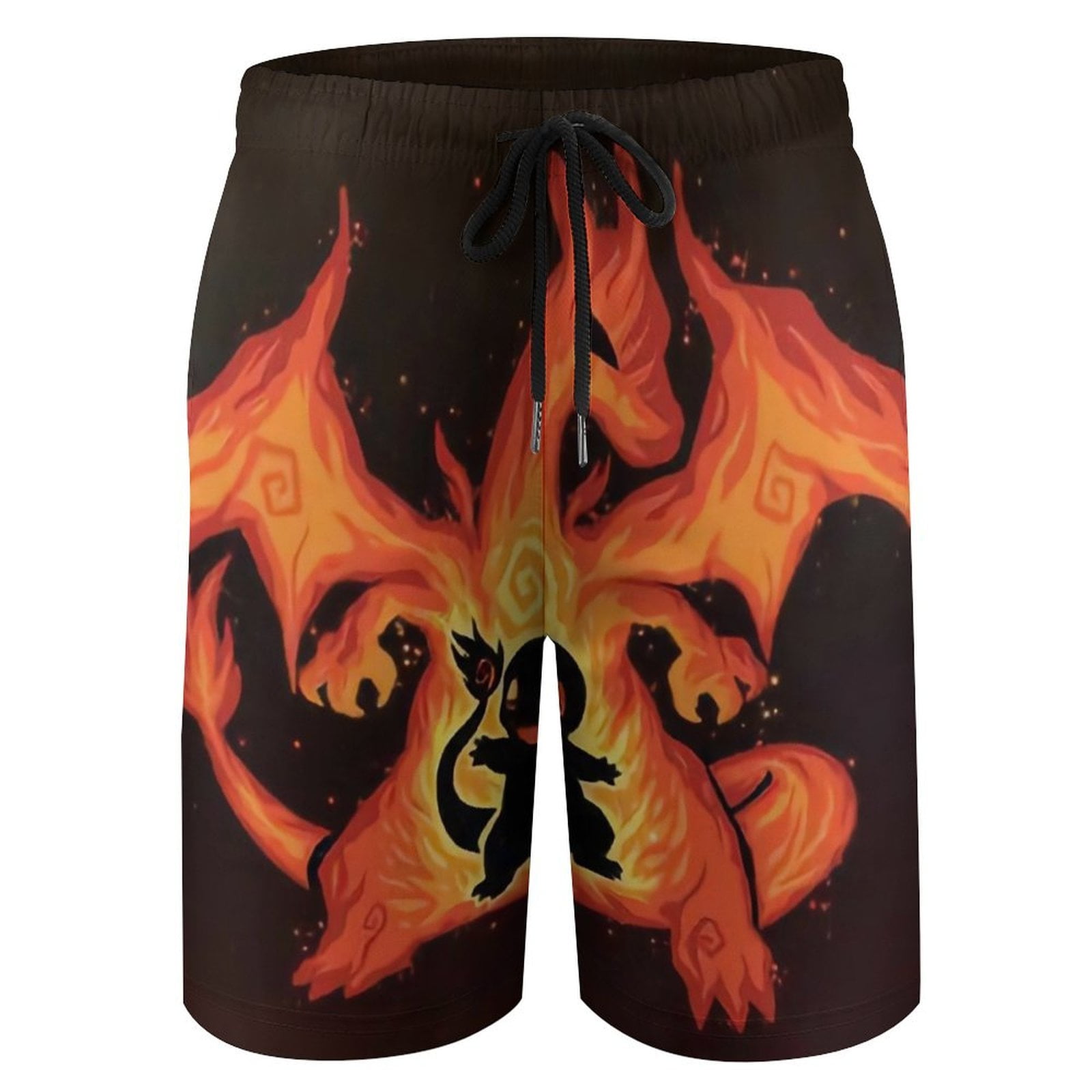 Mens Swim Trunks,Charmander Charizard Boys Swim Trunks Swim Shorts ...