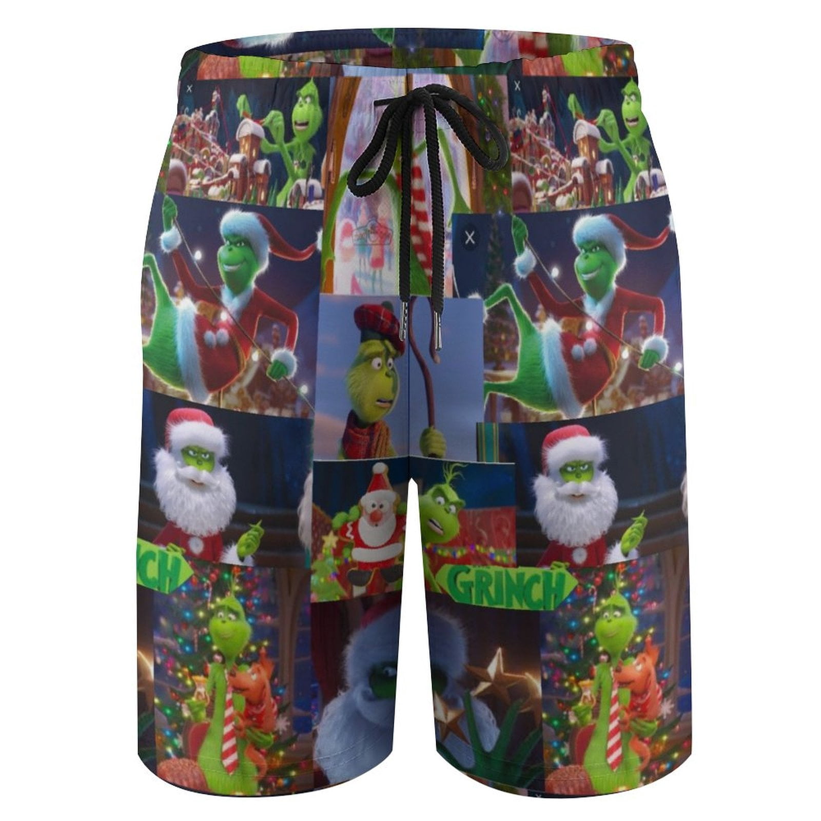 Mens Swim Trunks,Christmas Grinch Boys Swim Trunks Compression Liner ...