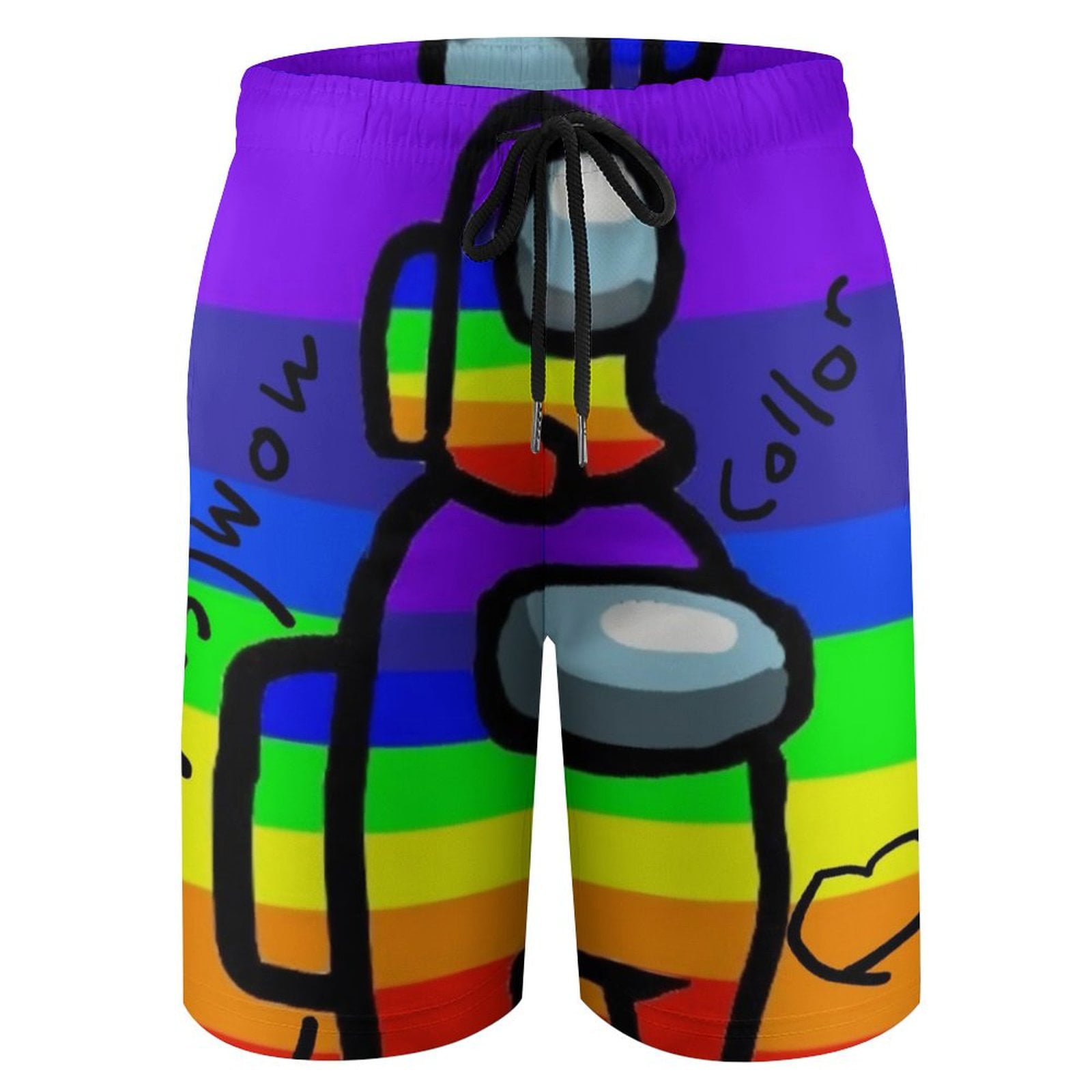 Mens Swim Trunks,Colorful Games Impostor Among Us Boys Swim Trunks ...