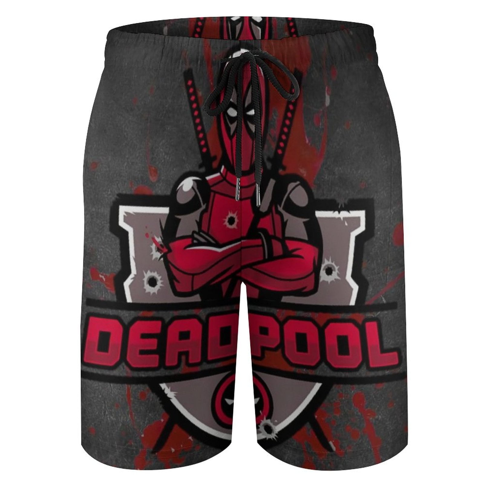 Mens Swim Trunks,Deadpool Boys Swim Trunks Compression Liner Swim ...