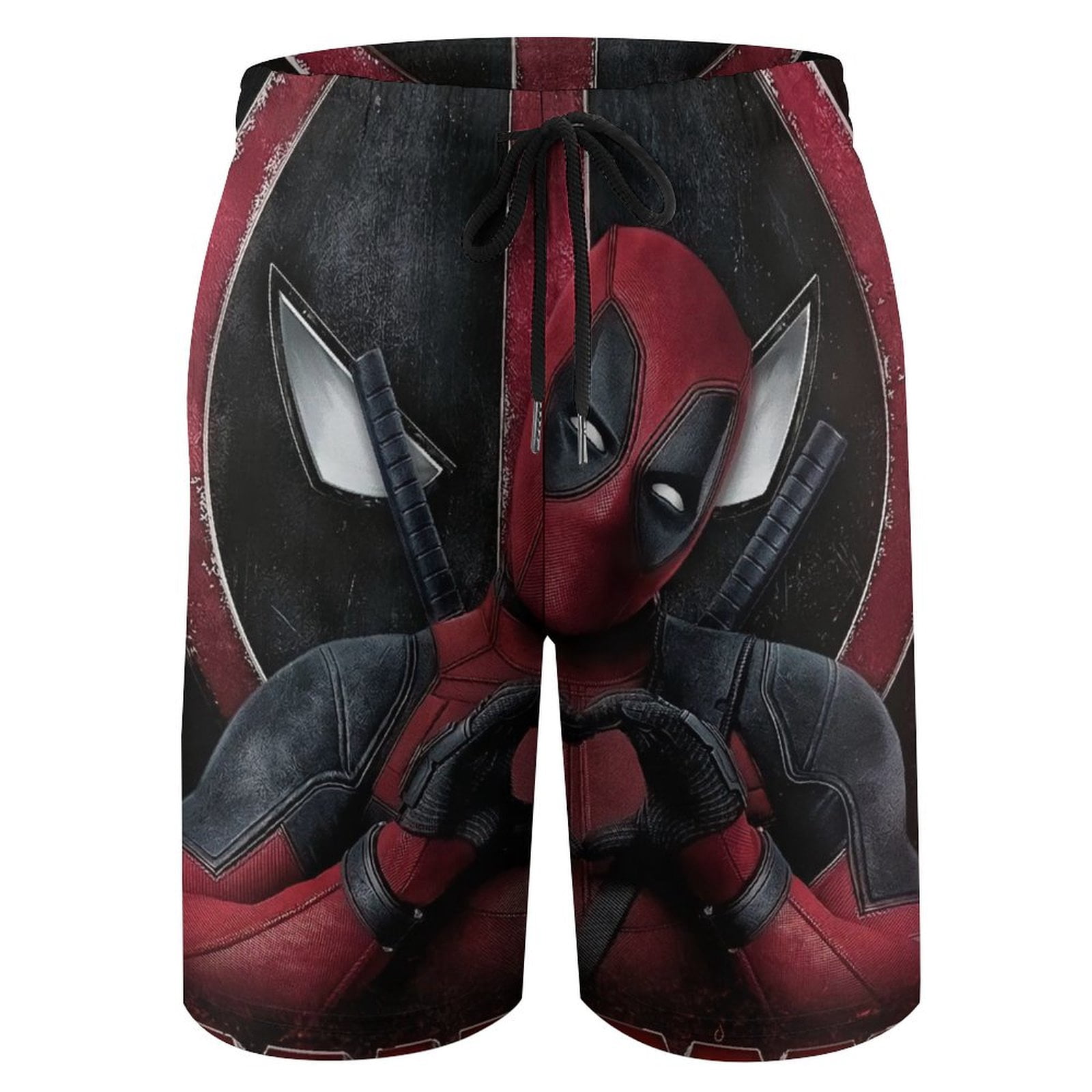 Mens Swim Trunks,Deadpool Boys Swim Trunks with Compression Liner Kids ...