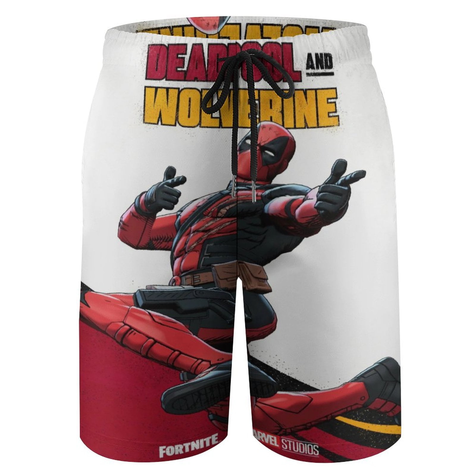 Mens Swim Trunks,Deadpool & Wolverine Boys Swim Trunks Compression ...