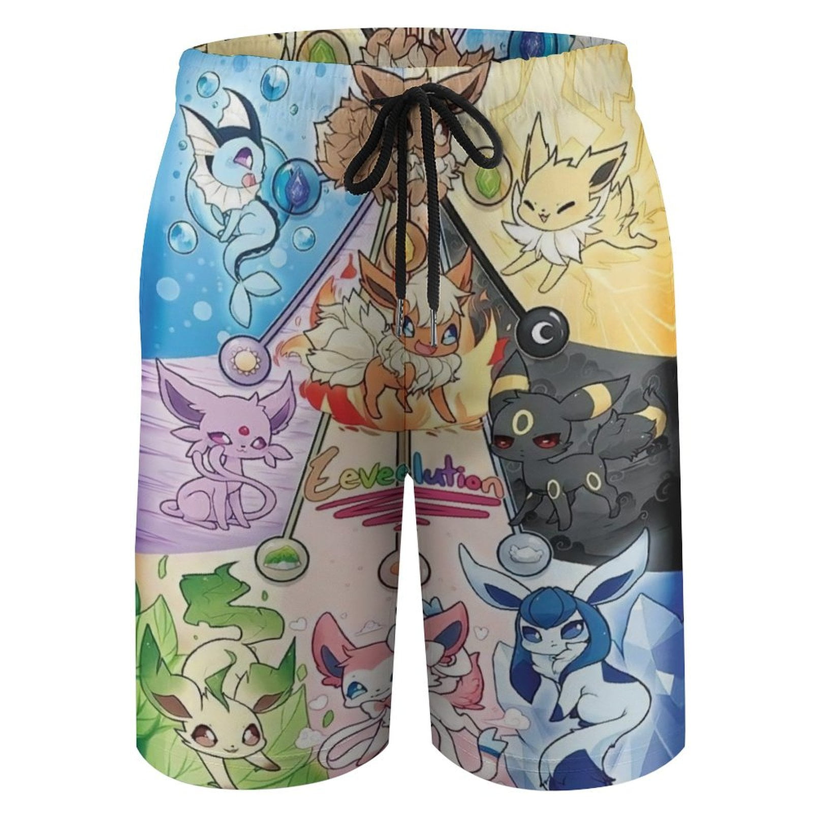 Mens Swim Trunks,Eevee,vaporeon,leafeon,umbreon,espeon,glaceon,flareon,jolteon Boys Swim Trunks ...